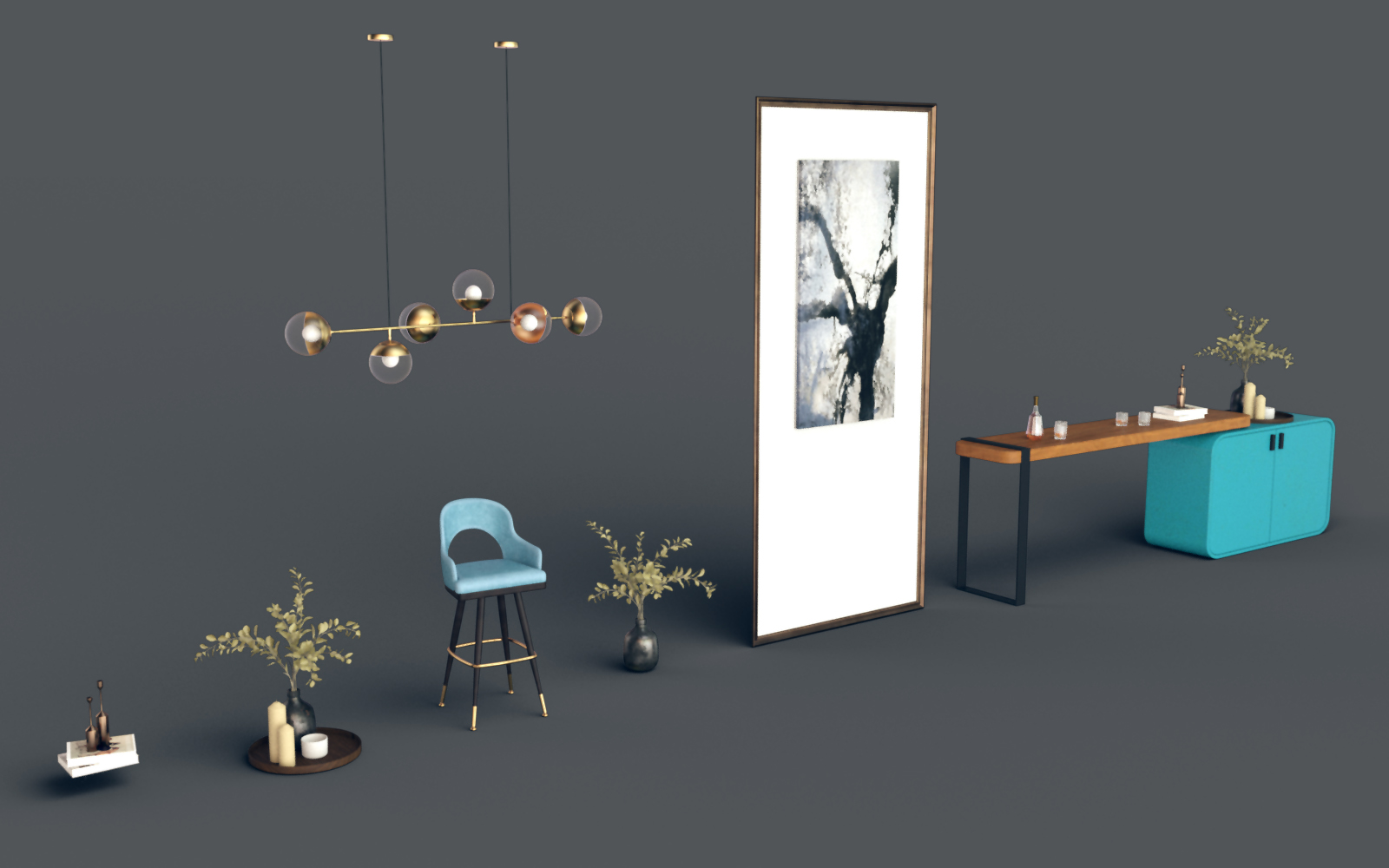 Fancy Furniture Set 02 | Daz 3D