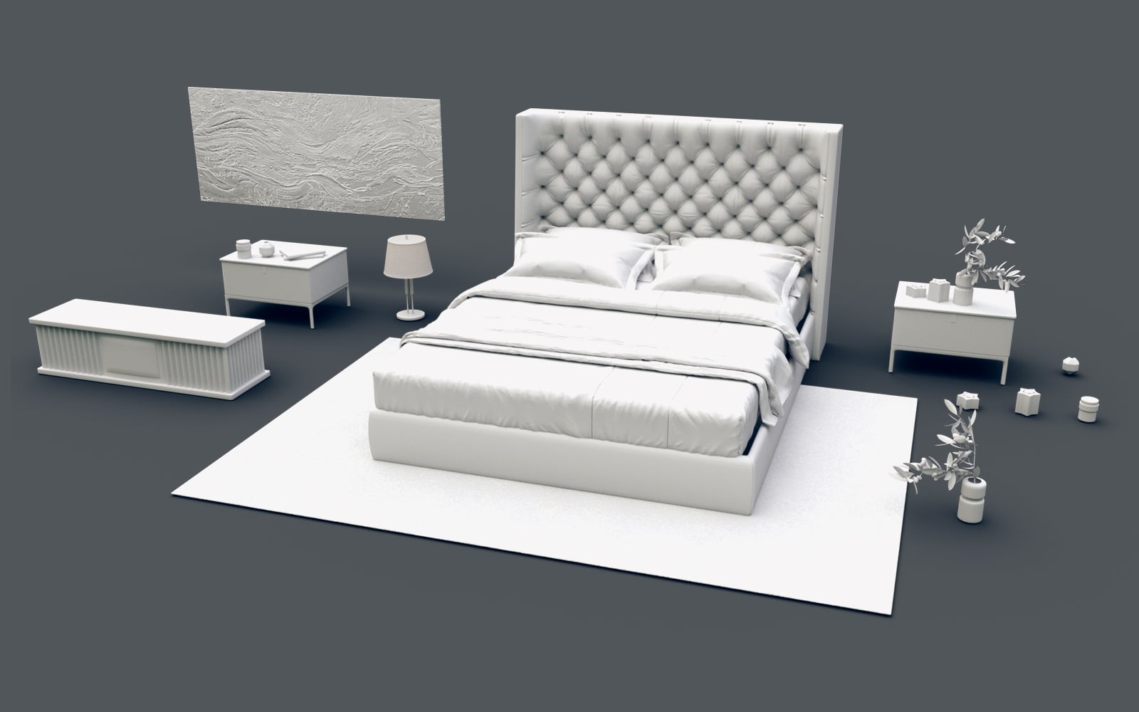 Fancy Furniture Set 05 Daz 3d