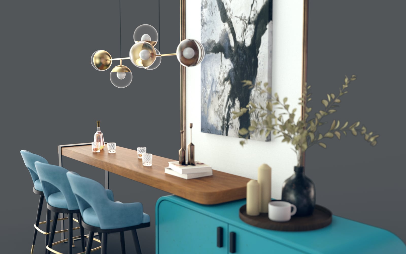 Fancy Furniture Bundle | Daz 3D