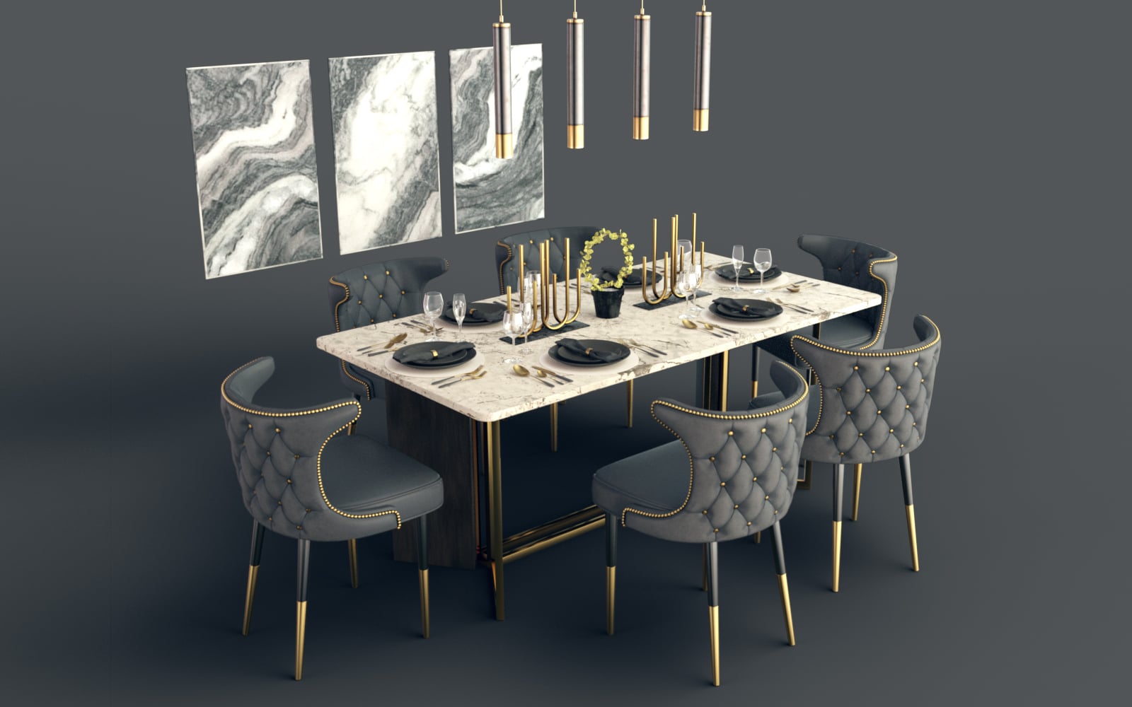 Fancy Furniture Bundle | Daz 3D