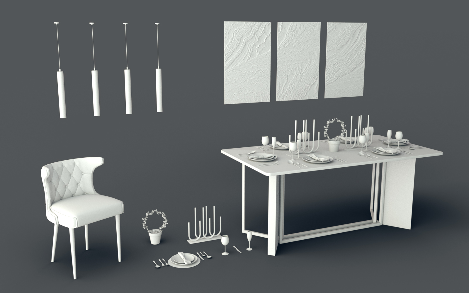 Fancy Furniture Bundle | Daz 3D
