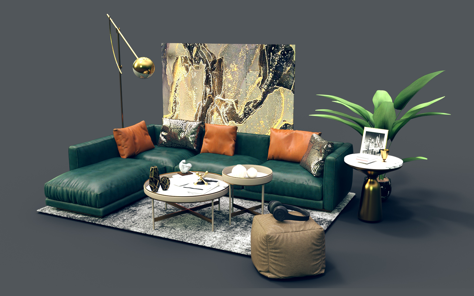 Fancy Furniture Bundle | Daz 3D