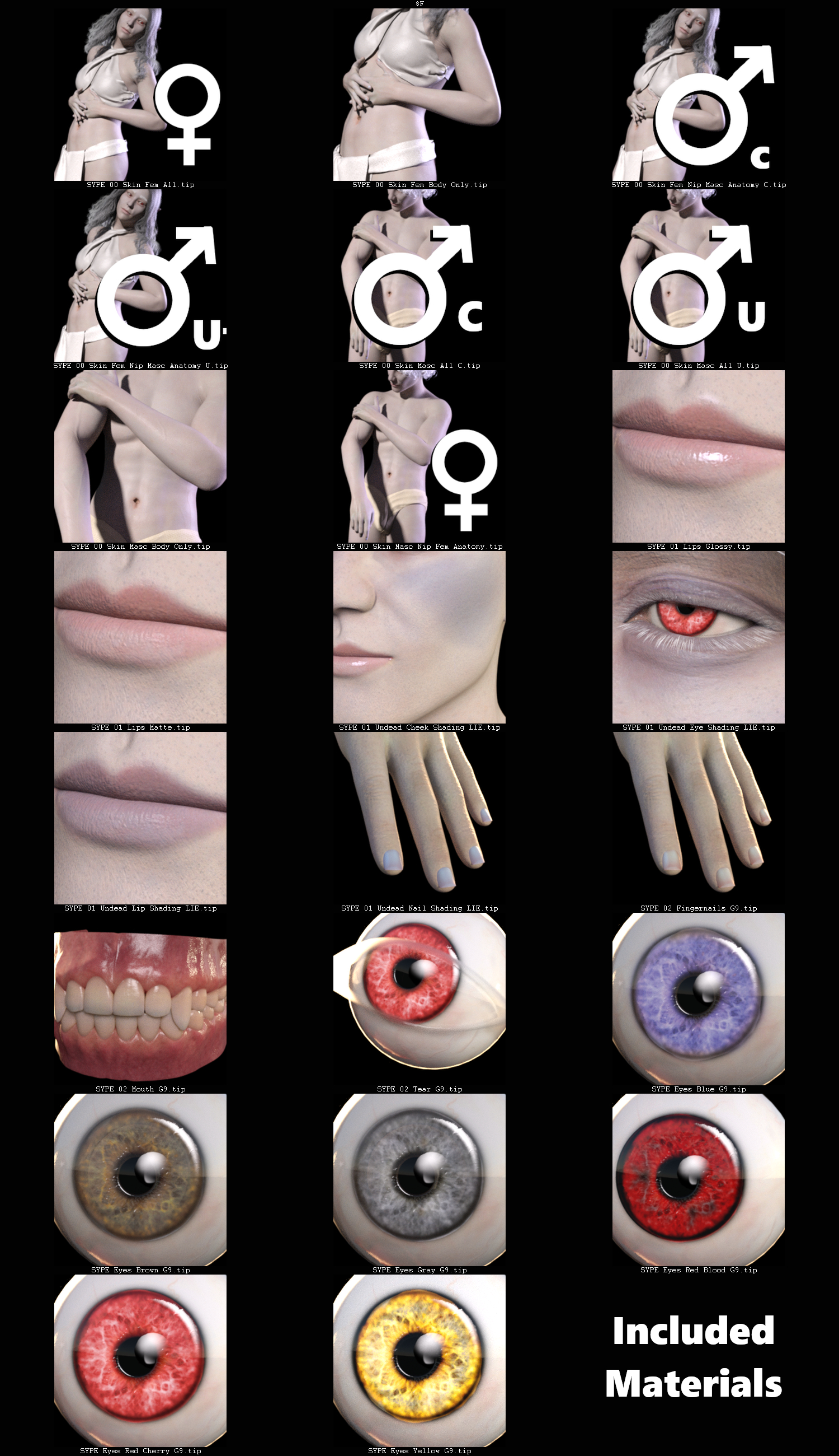 SY The Pale Elf Vampire Genesis 9 | Daz 3D