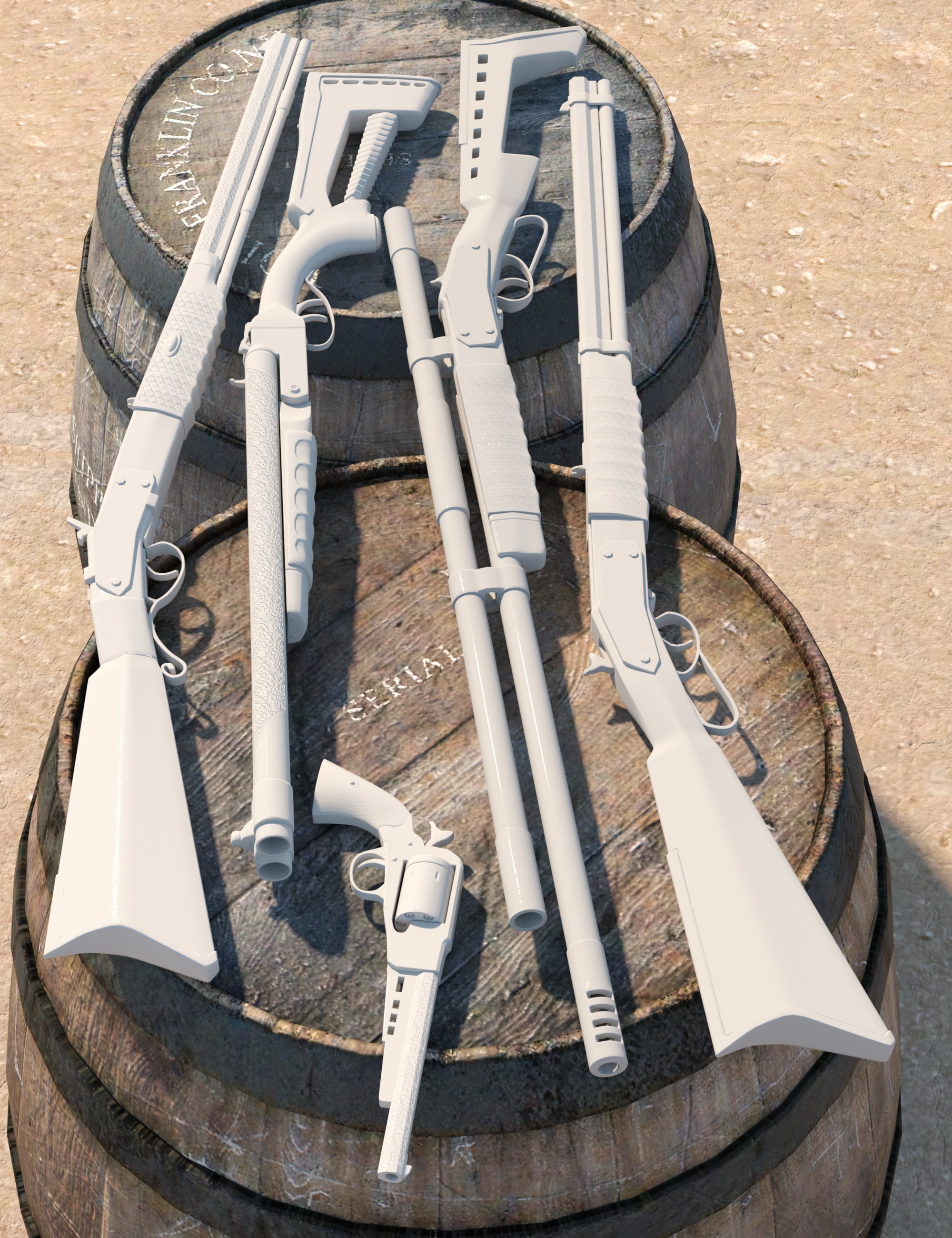 Hendershot Weapons Collection | Daz 3D