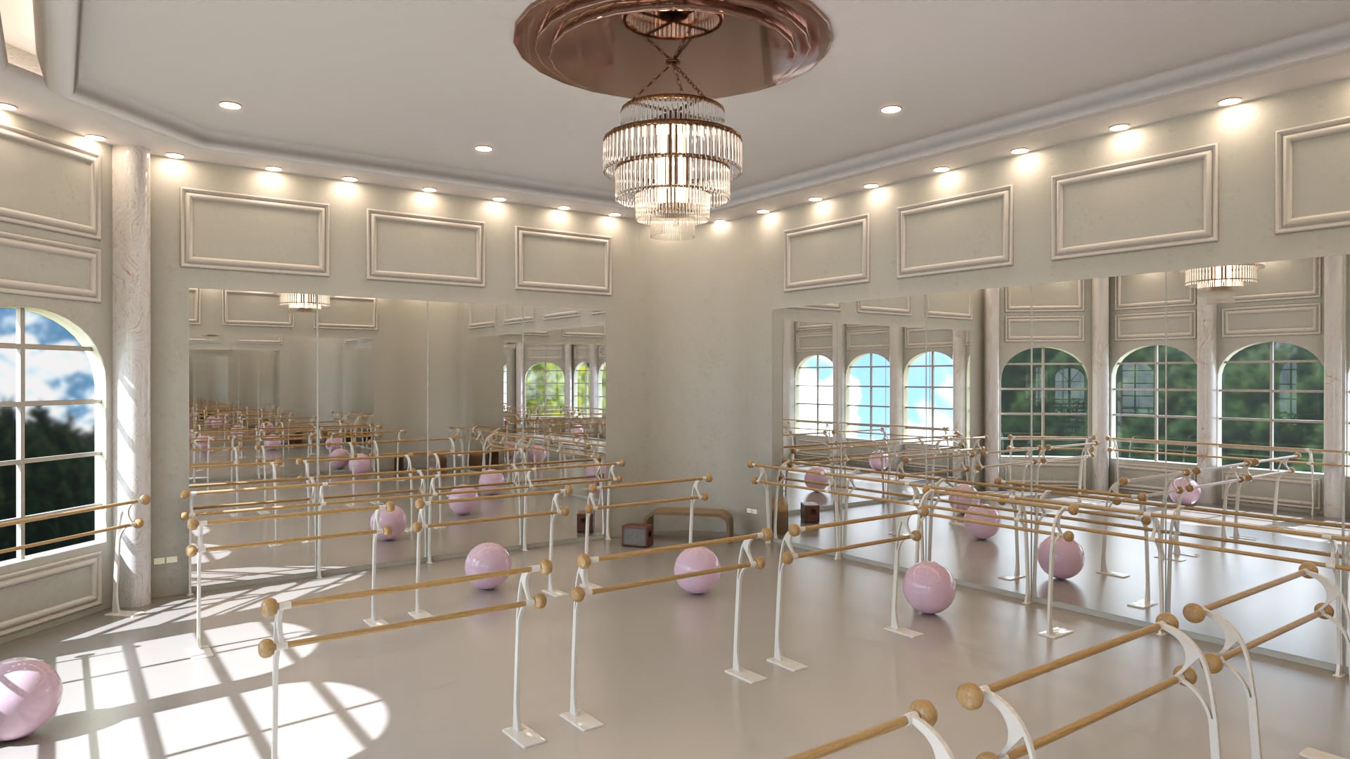 Ballet Room | Daz 3D