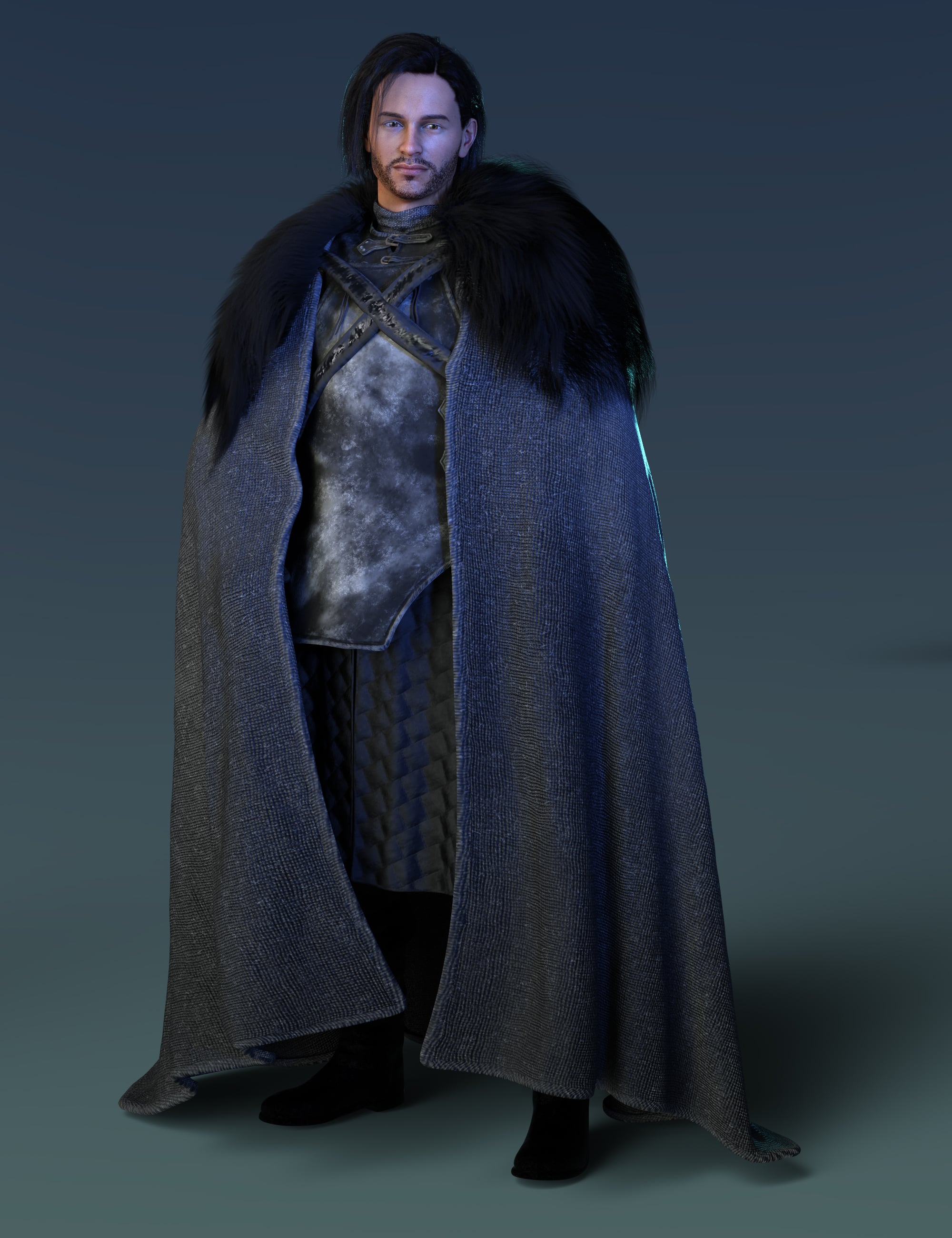 dForce Nights Watch Lord Commander for Genesis 8 Males | Daz 3D