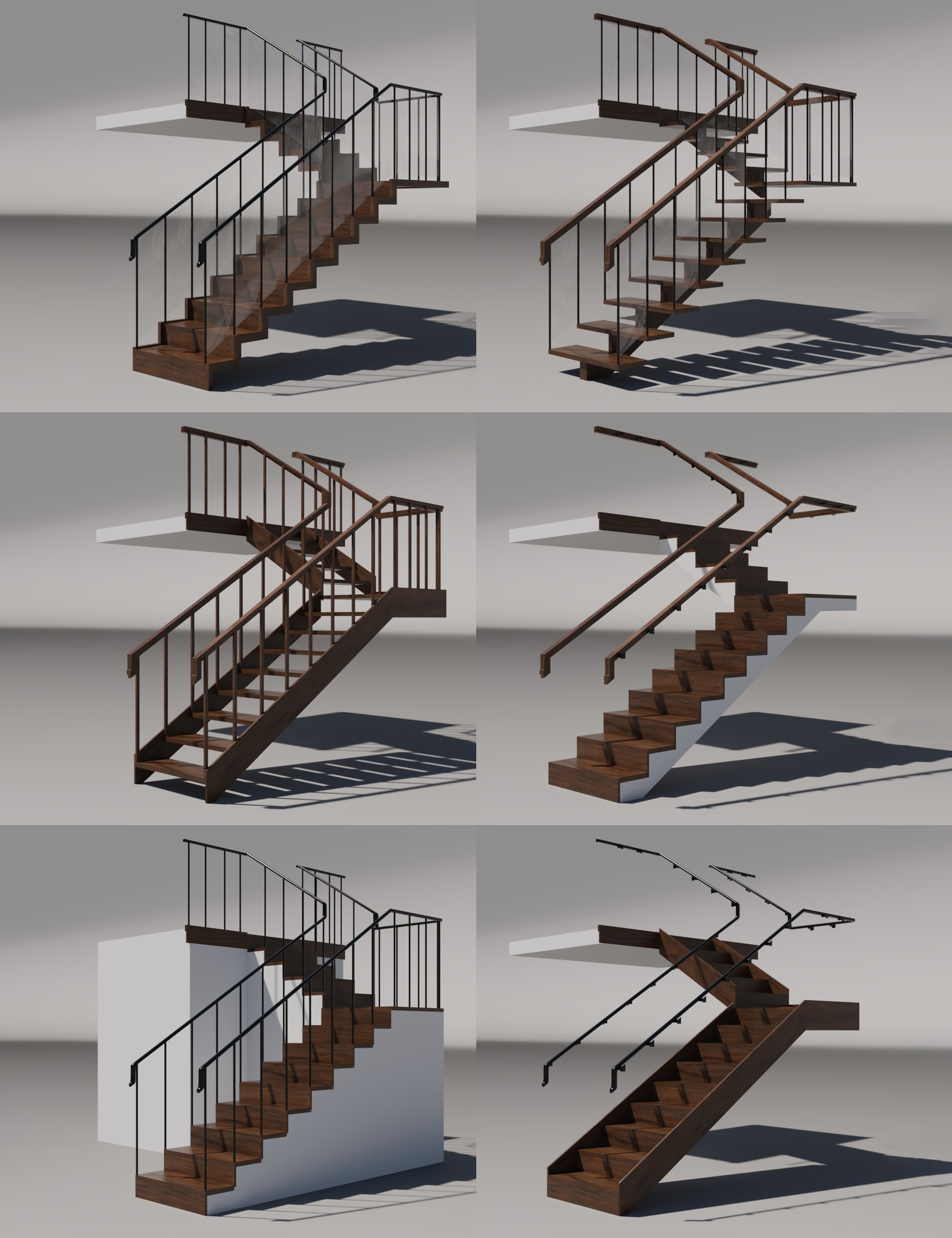 Modern Home Essentials Stairs Builder | Daz 3D