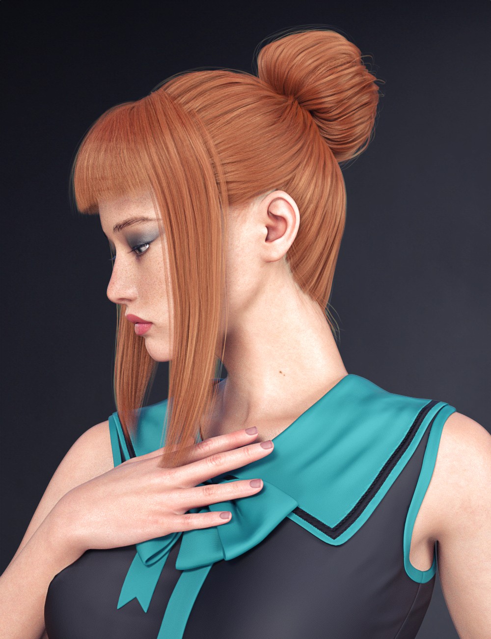 PS Boa Hair for Genesis 9 | Daz 3D