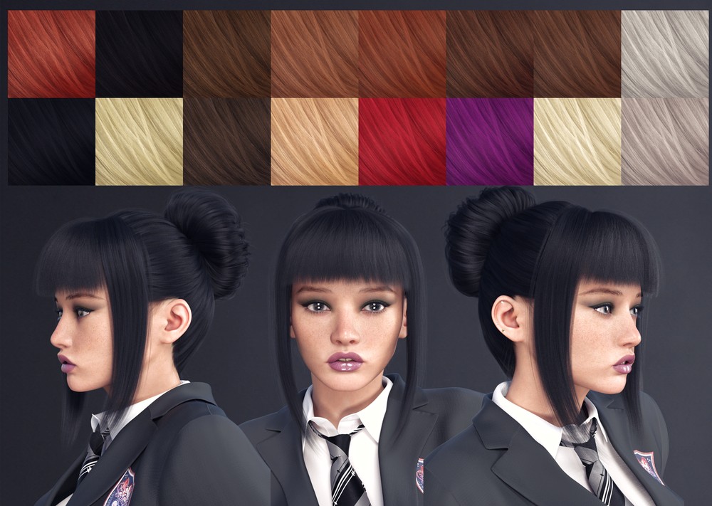 PS Boa Hair for Genesis 9 | Daz 3D