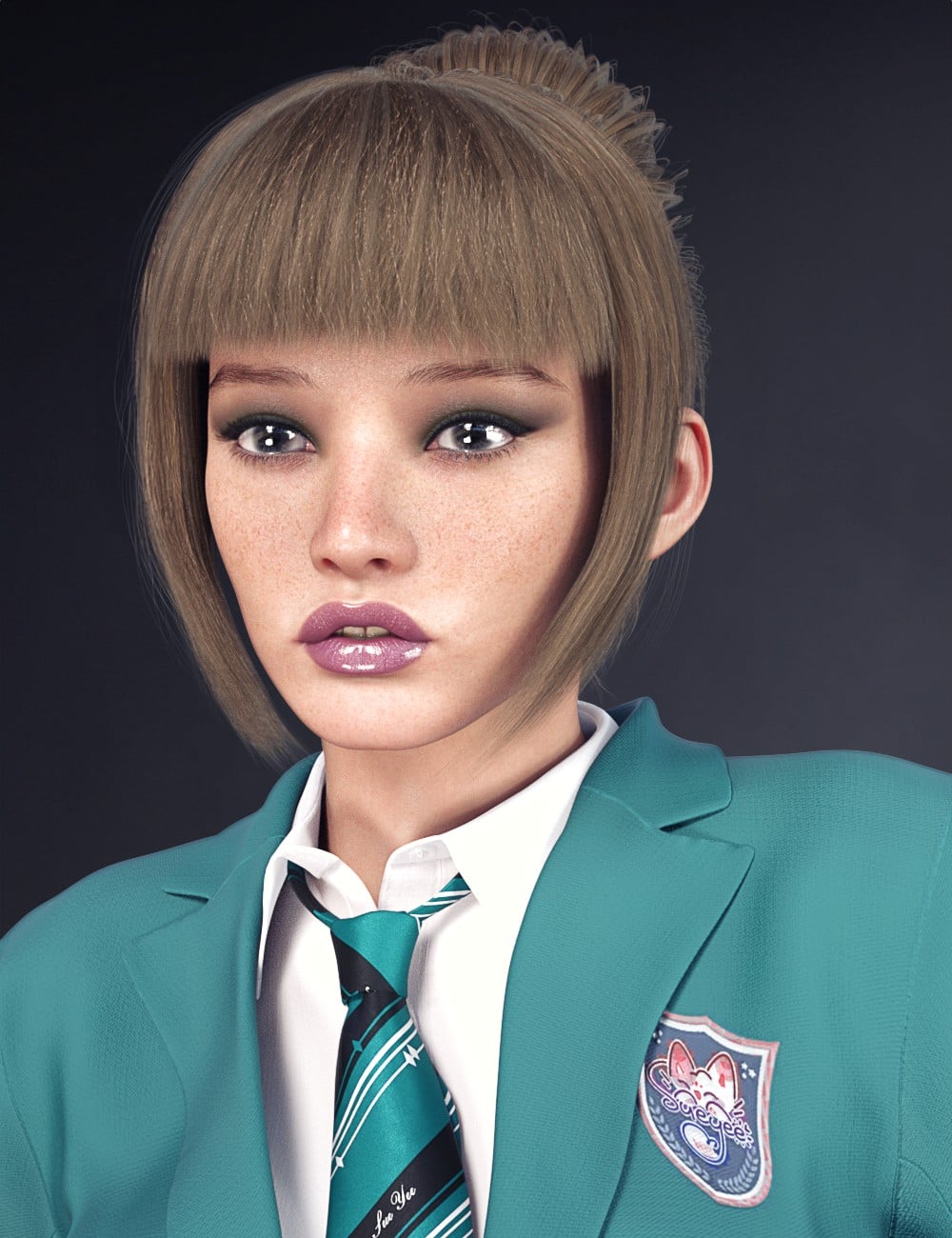 PS Boa Hair for Genesis 9 | Daz 3D