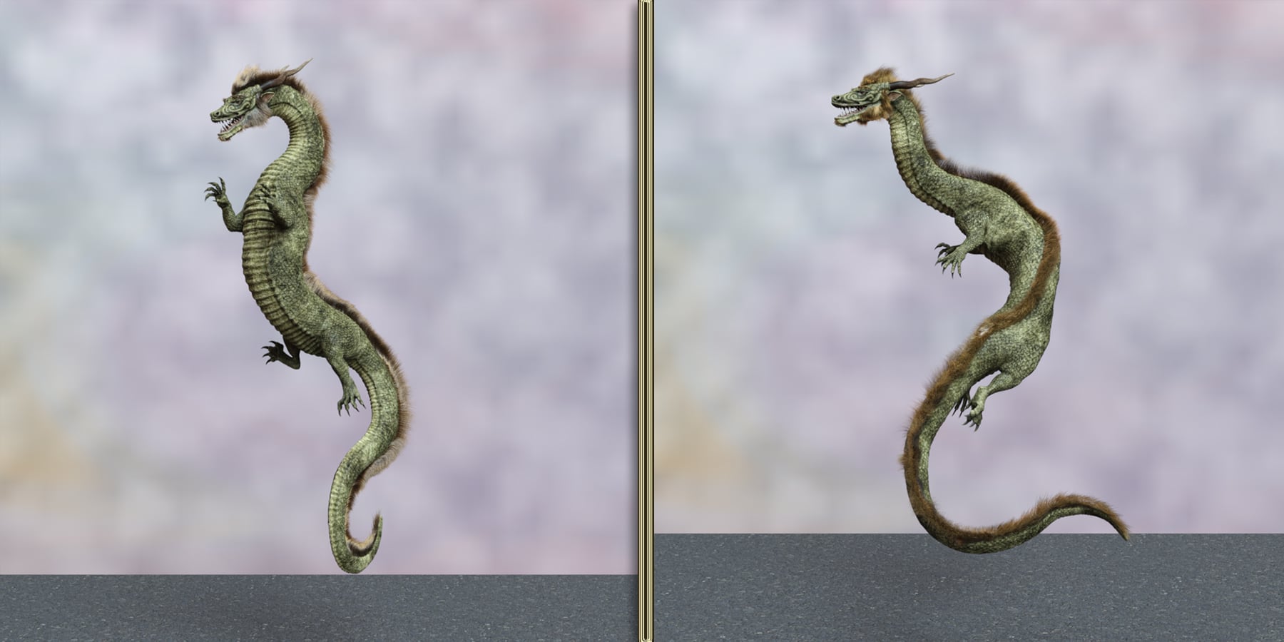 Asian Delight Poses for RA Royal Eastern Dragon 2 | Daz 3D