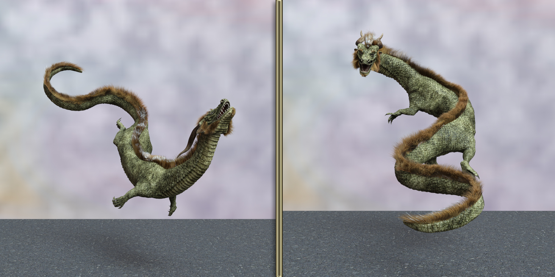 Asian Delight Poses for RA Royal Eastern Dragon 2 | Daz 3D