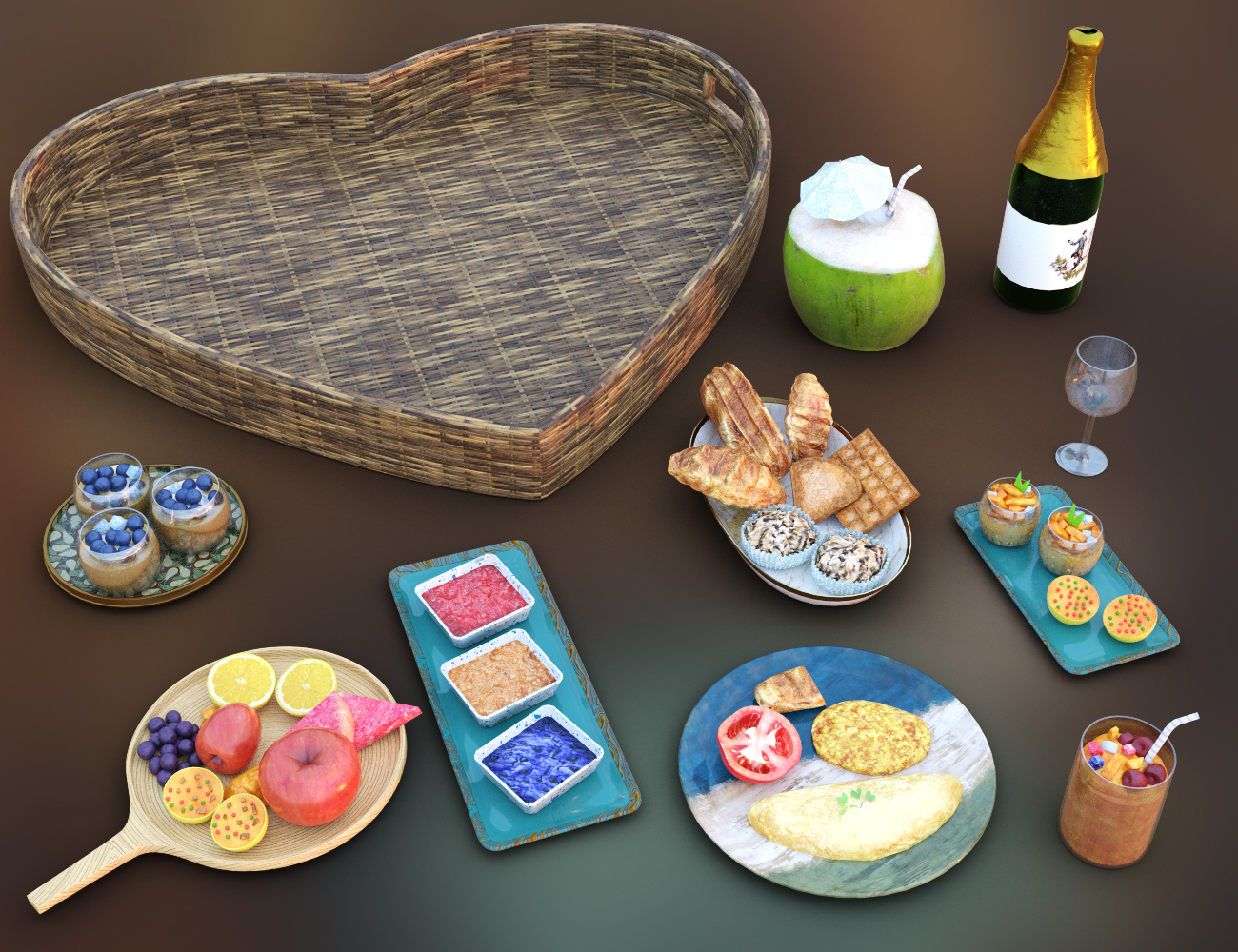 XI Floating Breakfast | Daz 3D