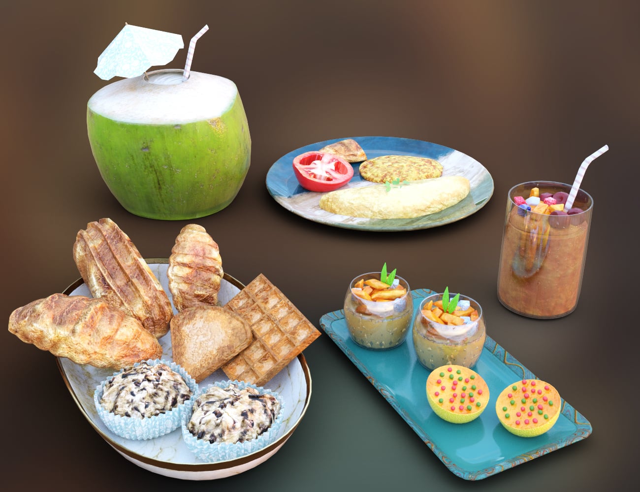 XI Floating Breakfast | Daz 3D