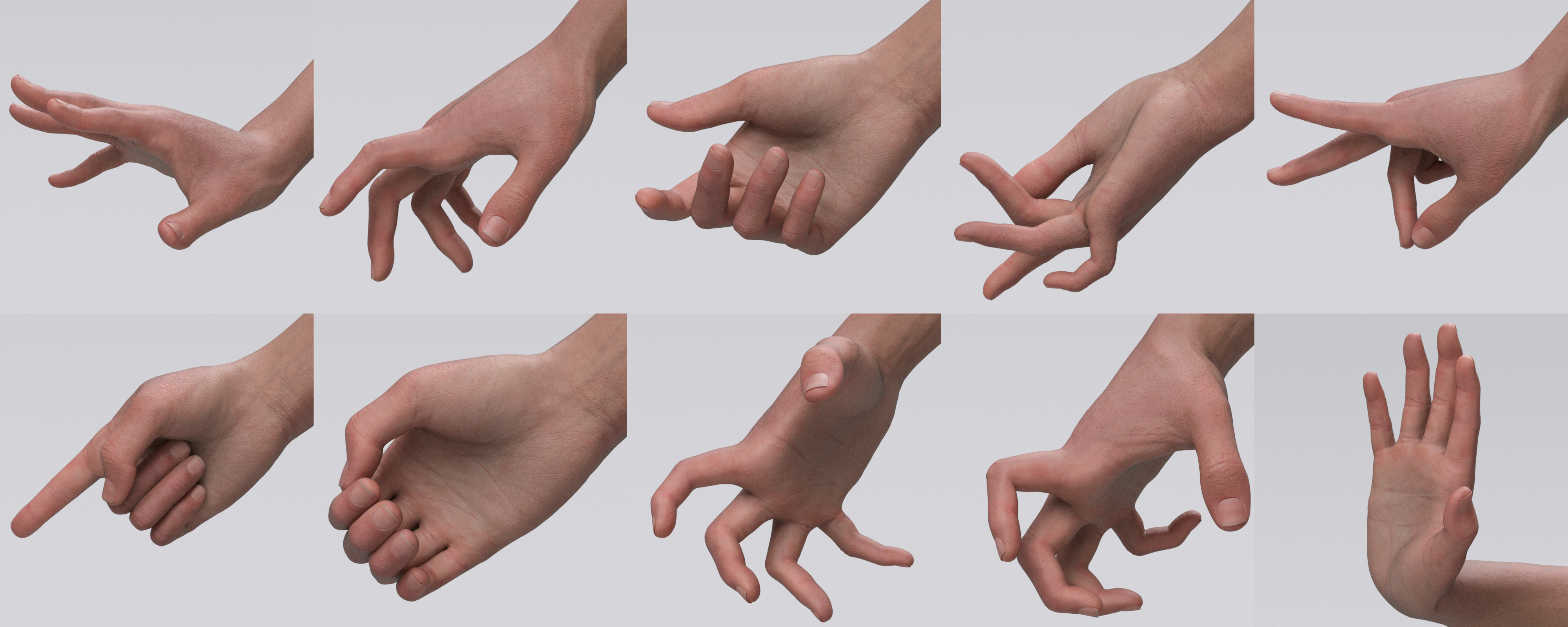 101 Series Fist of Justice Hand Poses for Genesis 9 and 8 | Daz 3D