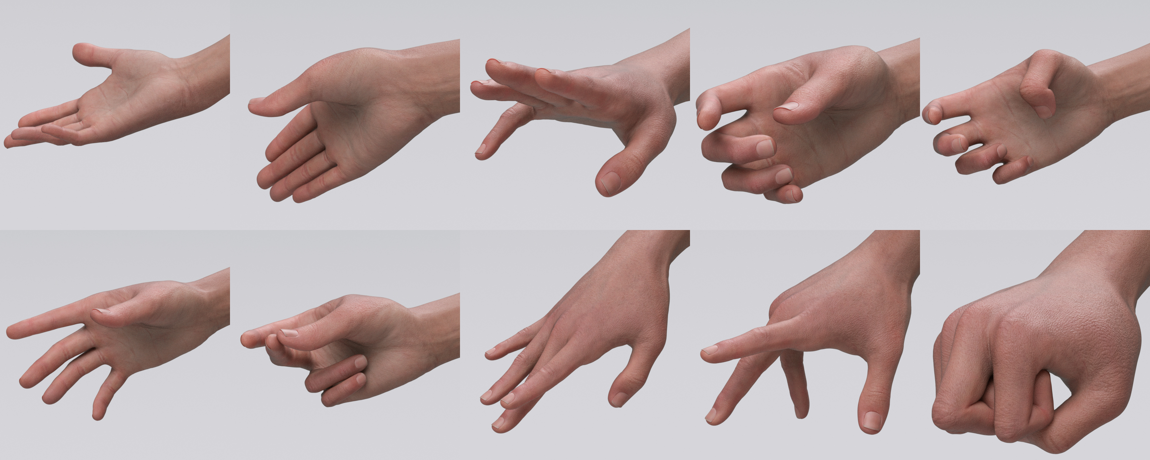 101 Series Fist of Justice Hand Poses for Genesis 9 and 8 | Daz 3D