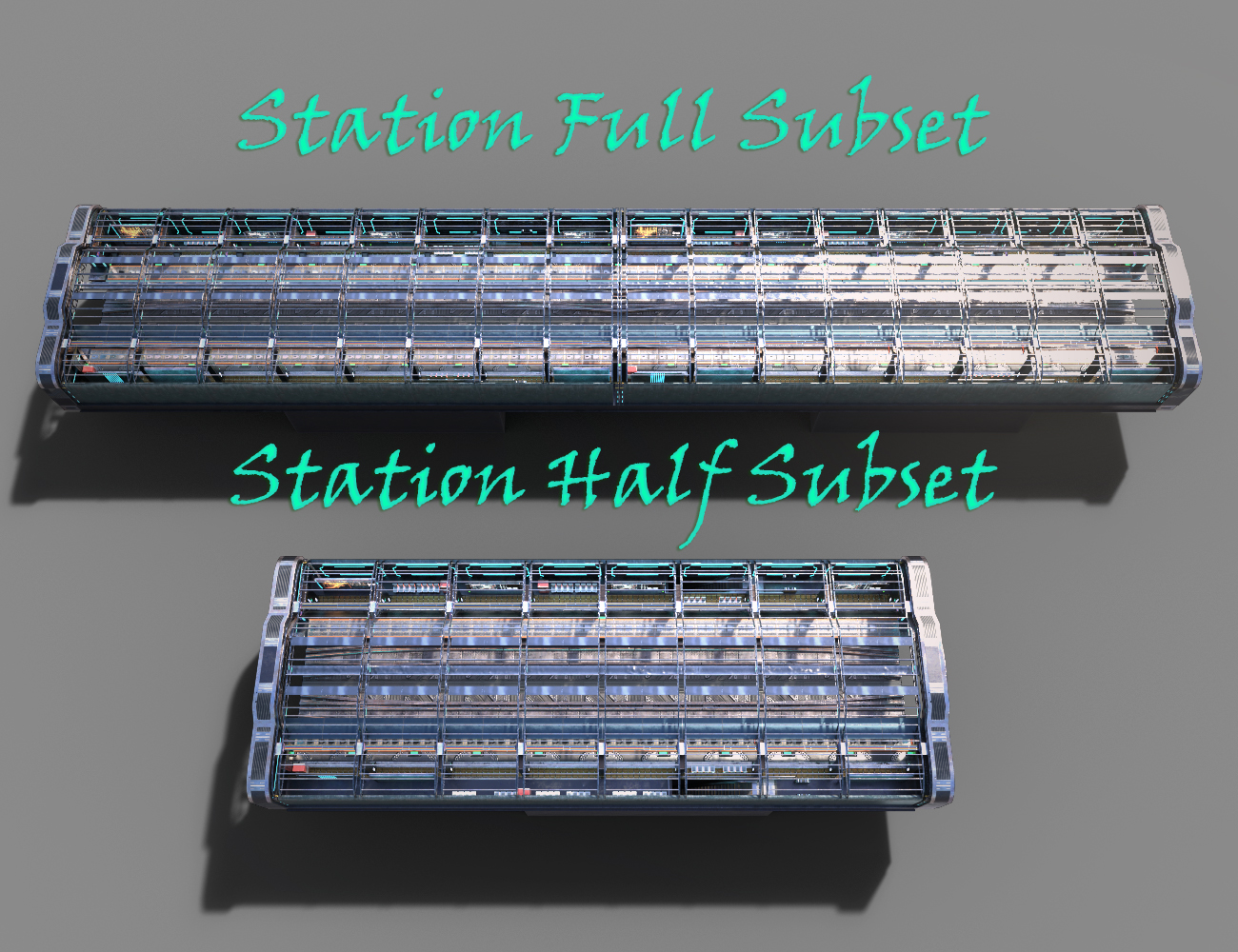 XI Cyberpunk Metro Station | Daz 3D
