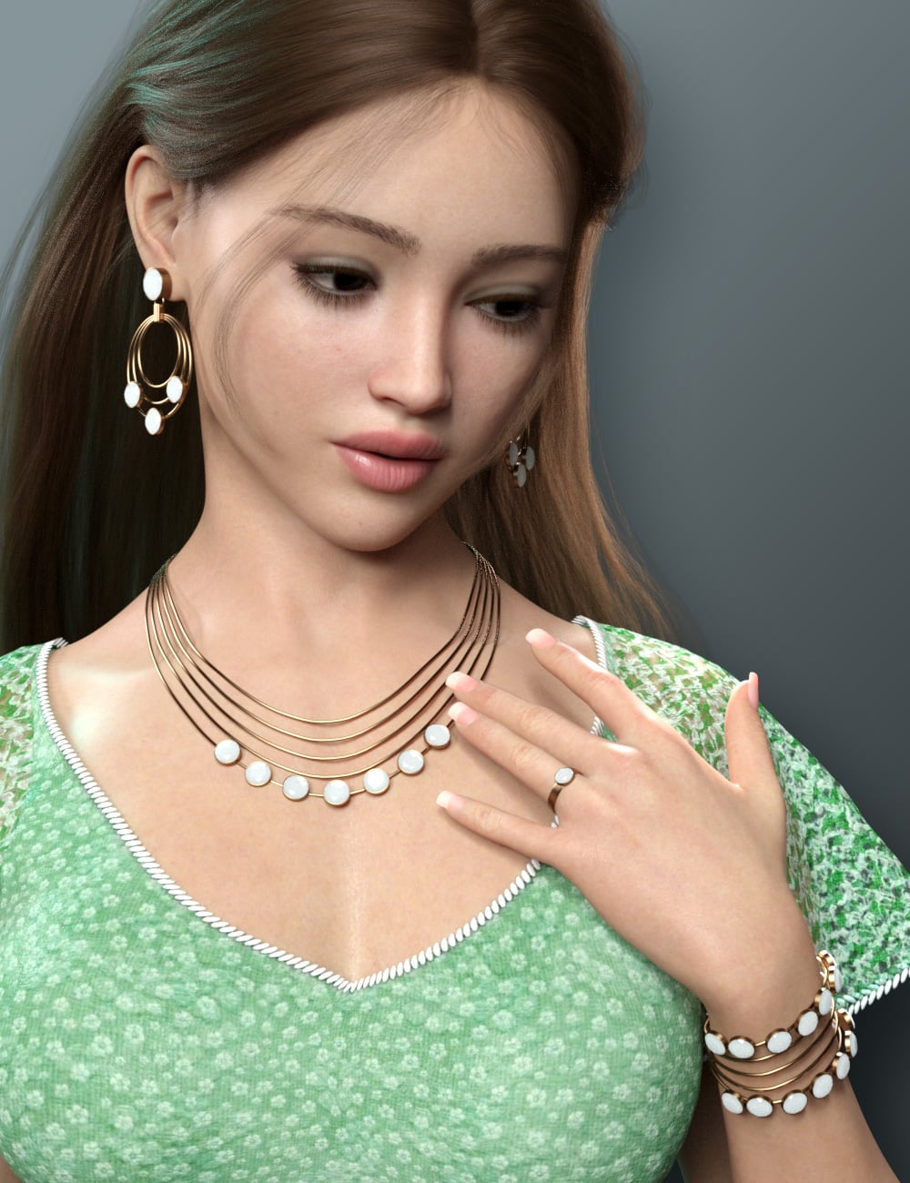 Maxi Bling Jewelry for Genesis 9 | Daz 3D