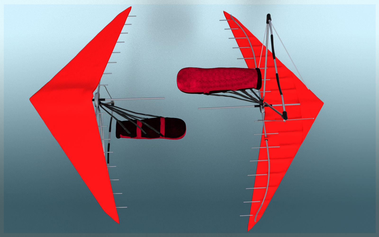 GS Hang glider for Daz Studio | Daz 3D