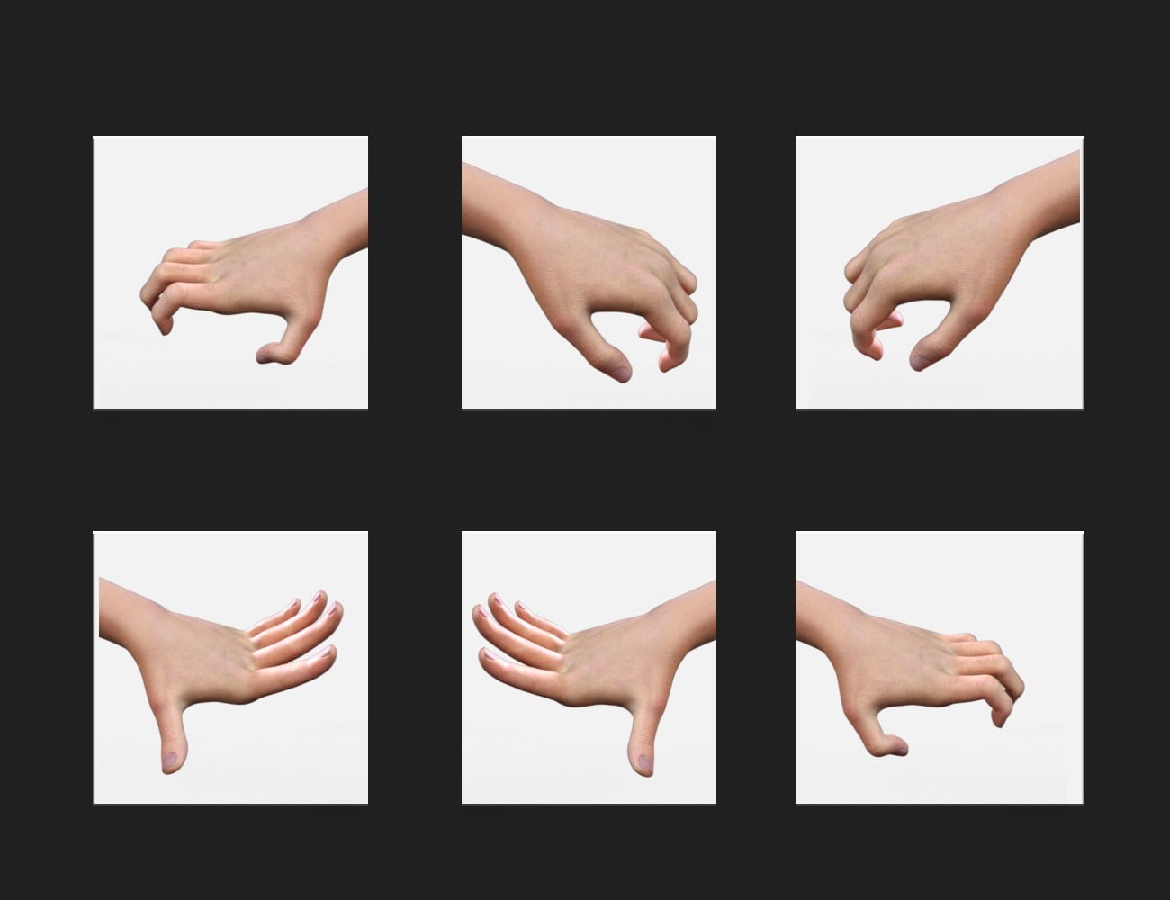 Hand Poses Pack for Genesis 9 | Daz 3D