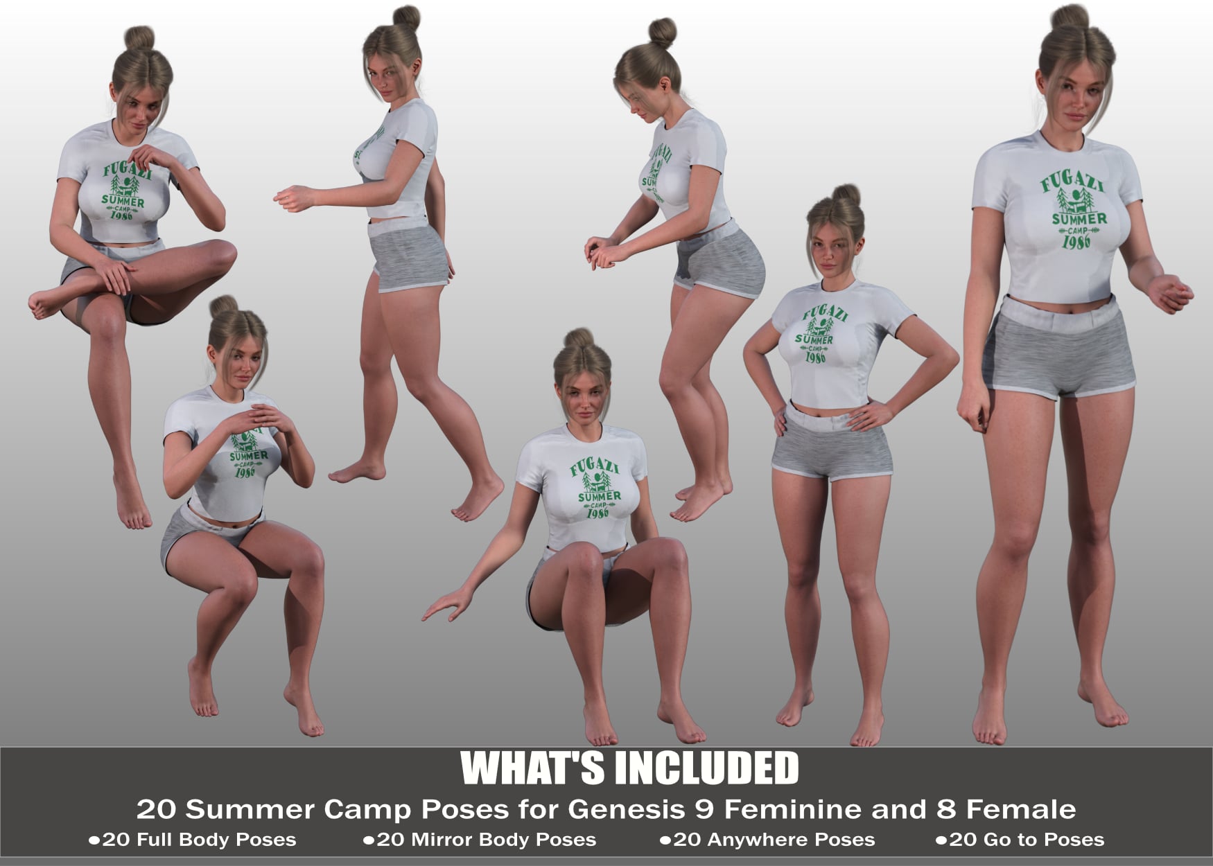 FG Summer Camp Bundle | Daz 3D