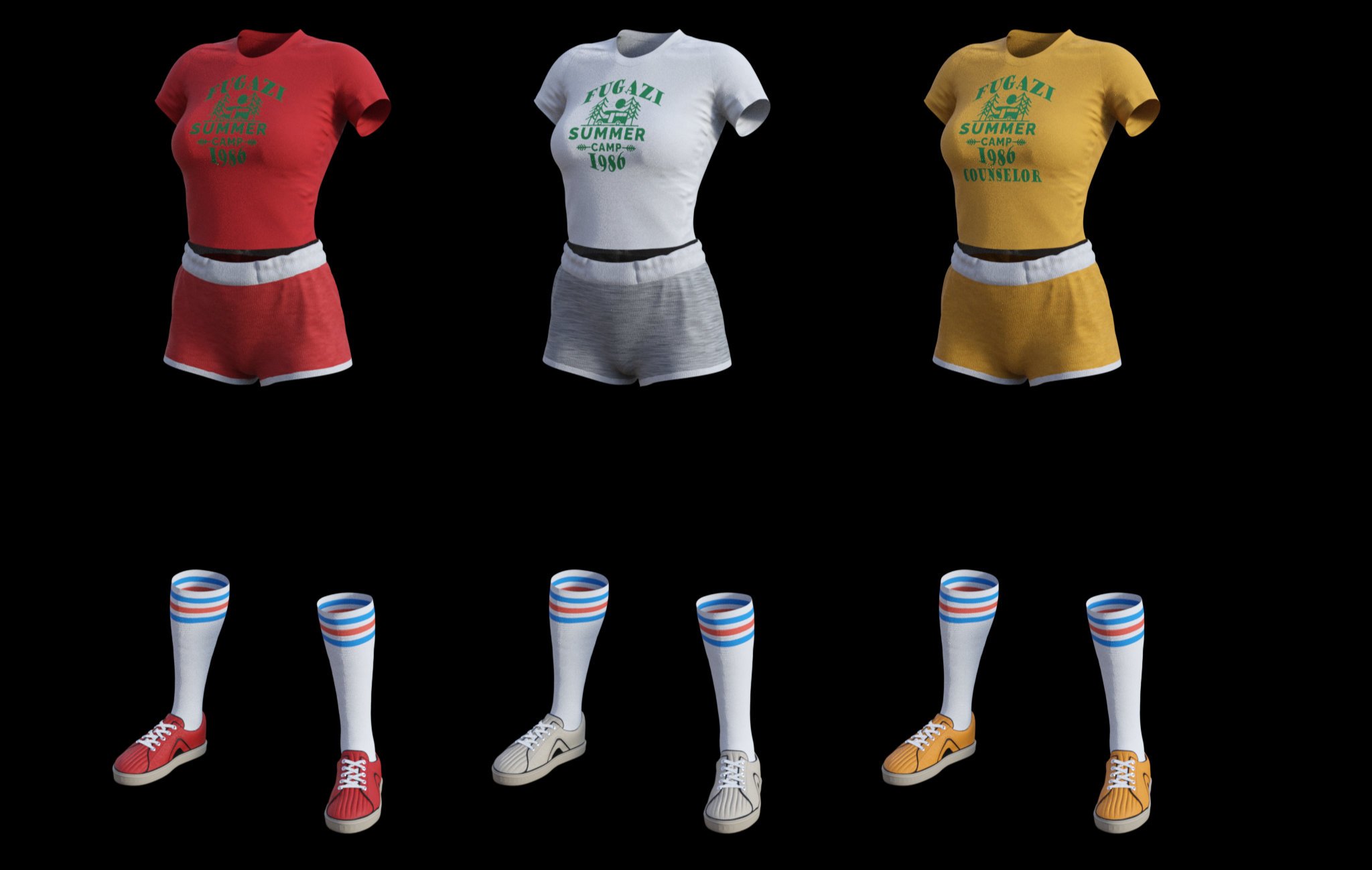 FG Summer Camp Bundle | Daz 3D