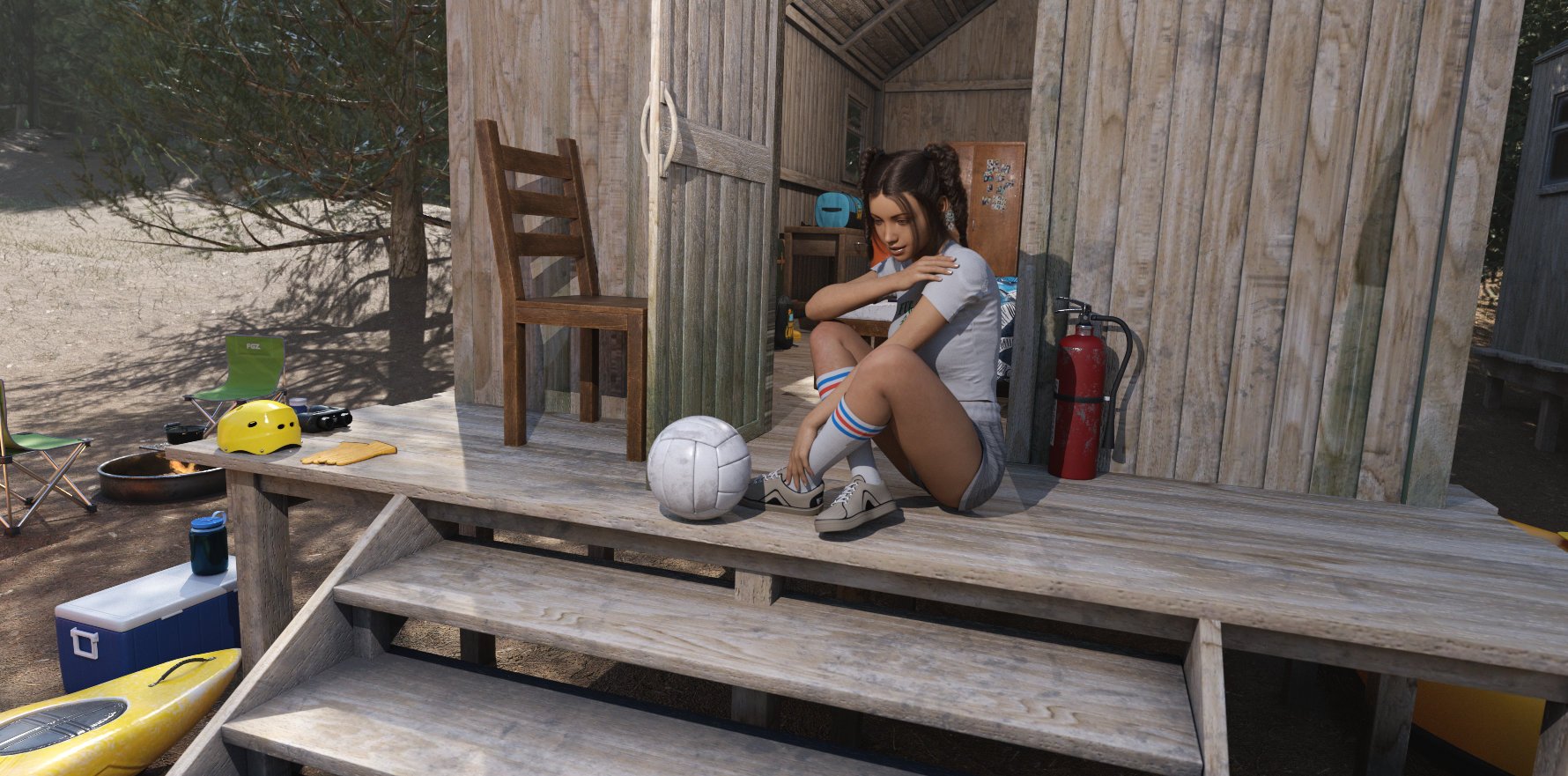 FG Summer Camp Bundle | Daz 3D