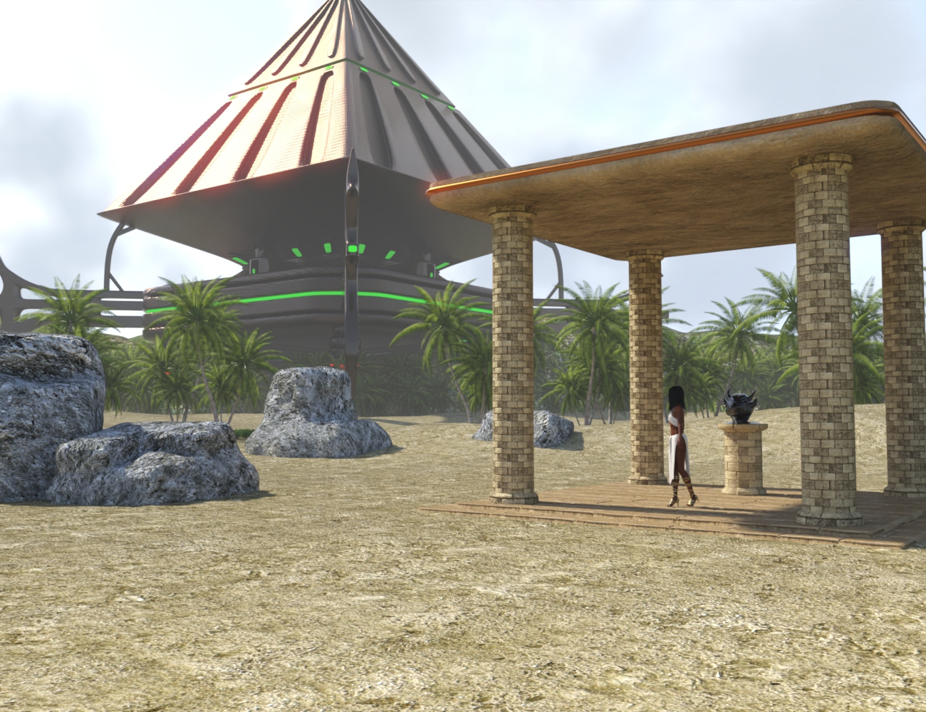 Alien Pyramid | Daz 3D