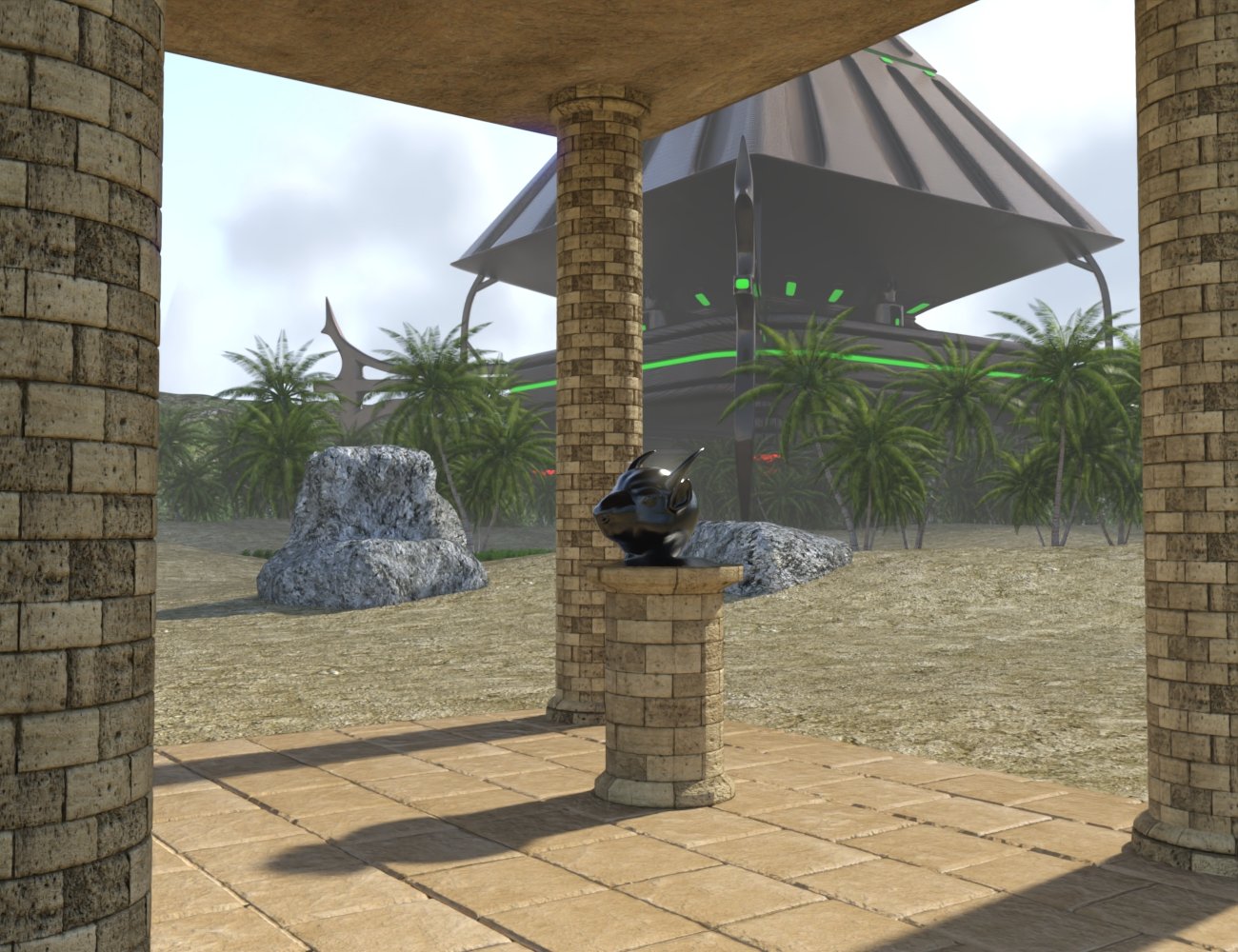 Alien Pyramid | Daz 3D