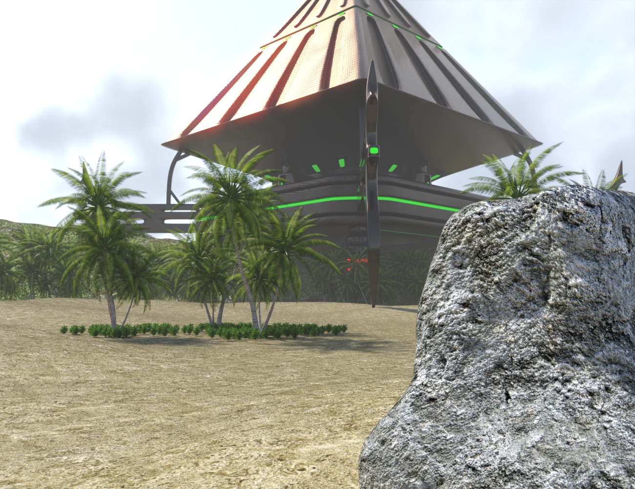 Alien Pyramid | Daz 3D