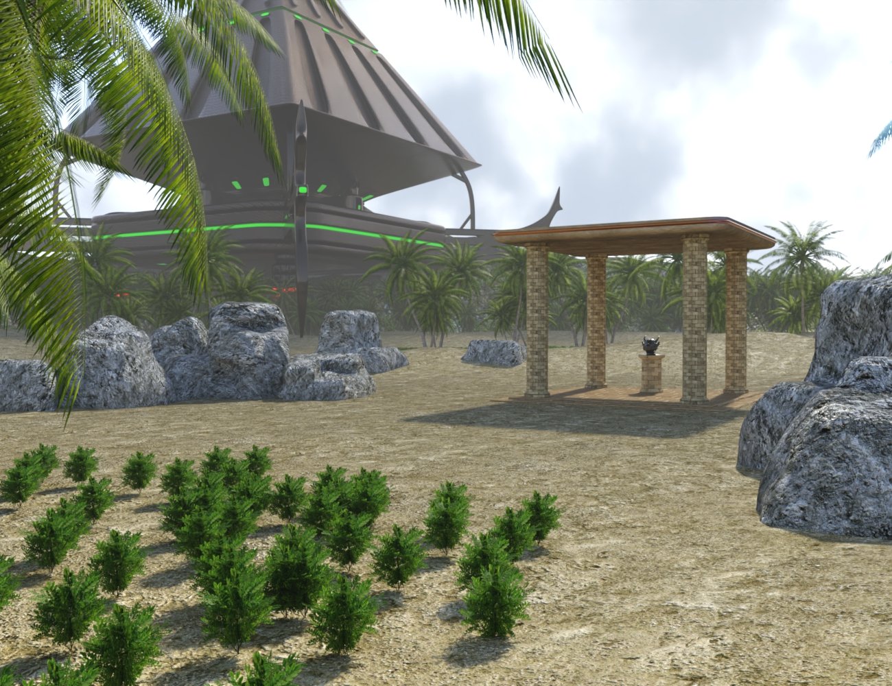 Alien Pyramid | Daz 3D