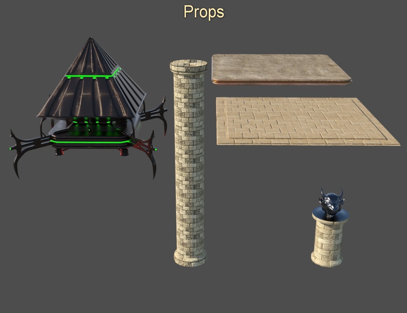 Alien Pyramid | Daz 3D