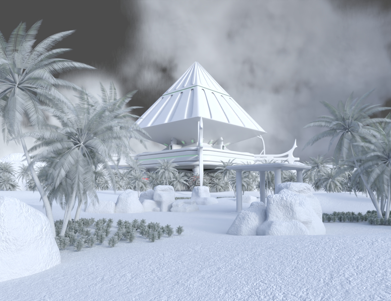 Alien Pyramid | Daz 3D