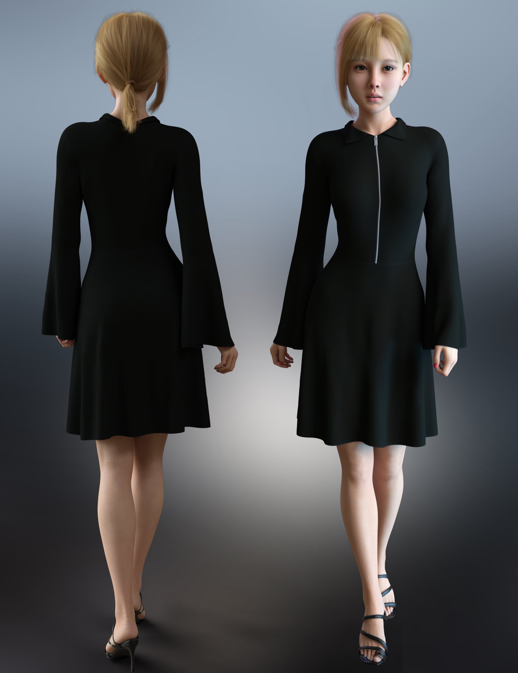 Vo Nanaya Character and Clothes for Genesis 9 Bundle | Daz 3D