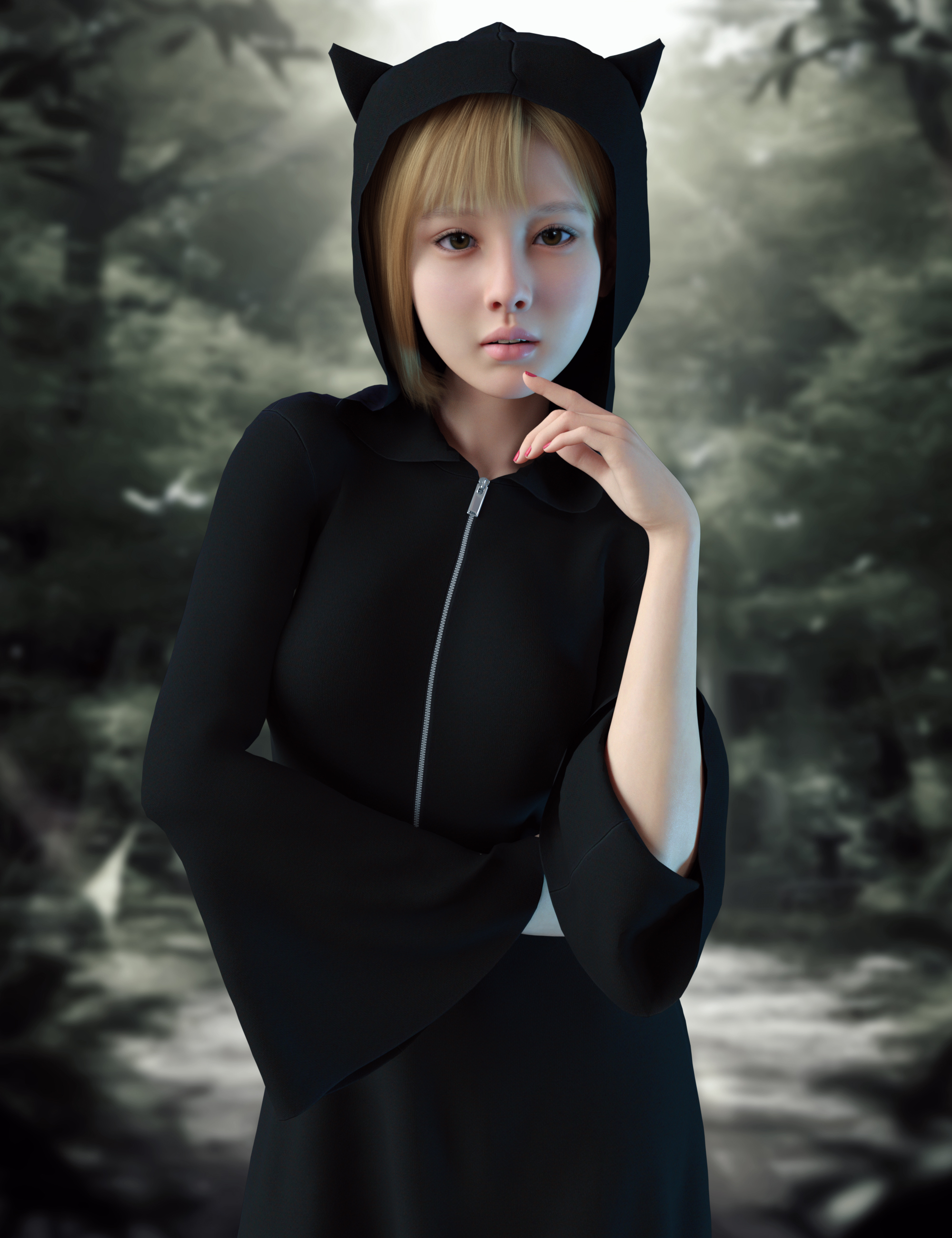 Vo Nanaya Character and Clothes for Genesis 9 Bundle | Daz 3D