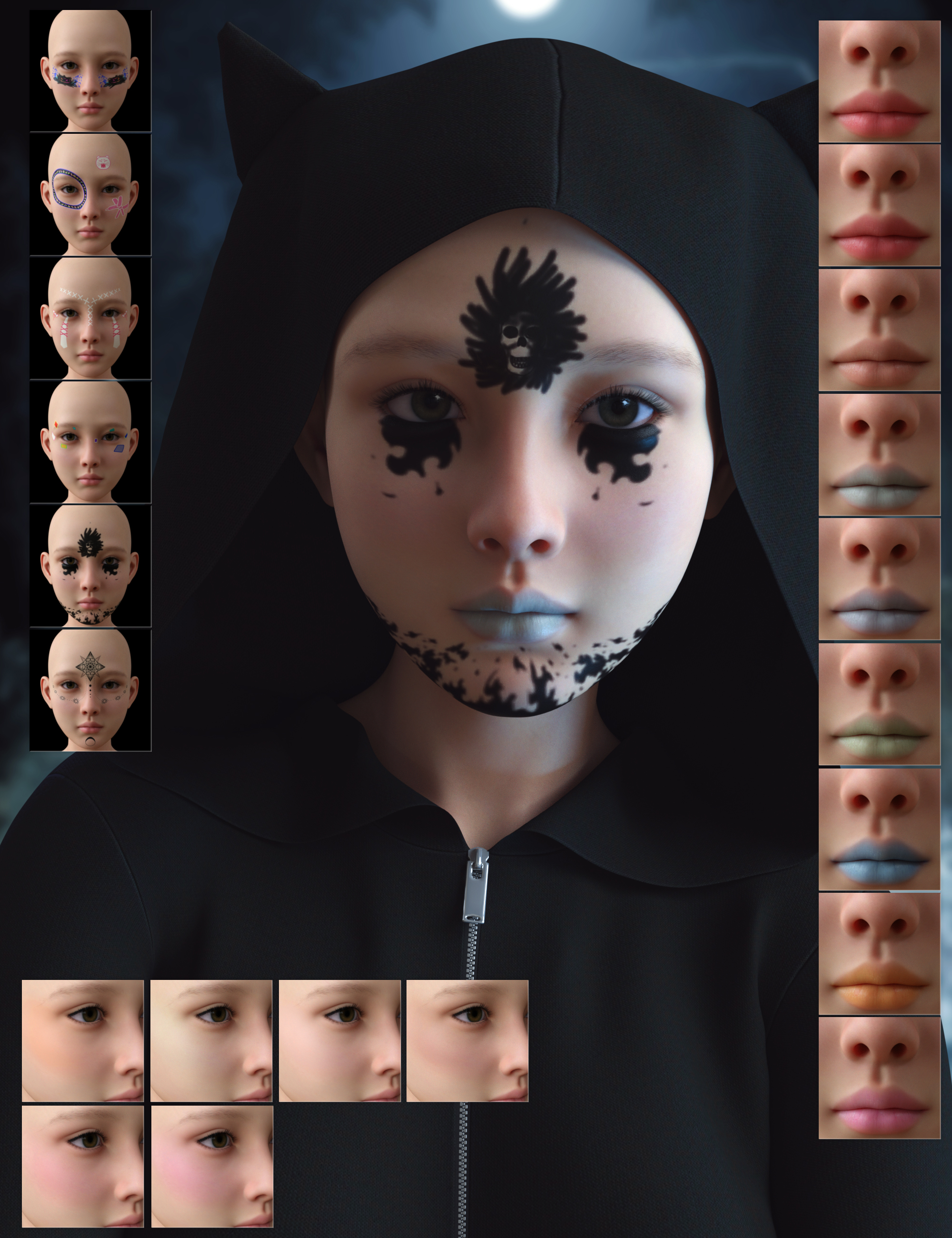 Vo Nanaya Character and Clothes for Genesis 9 Bundle | Daz 3D