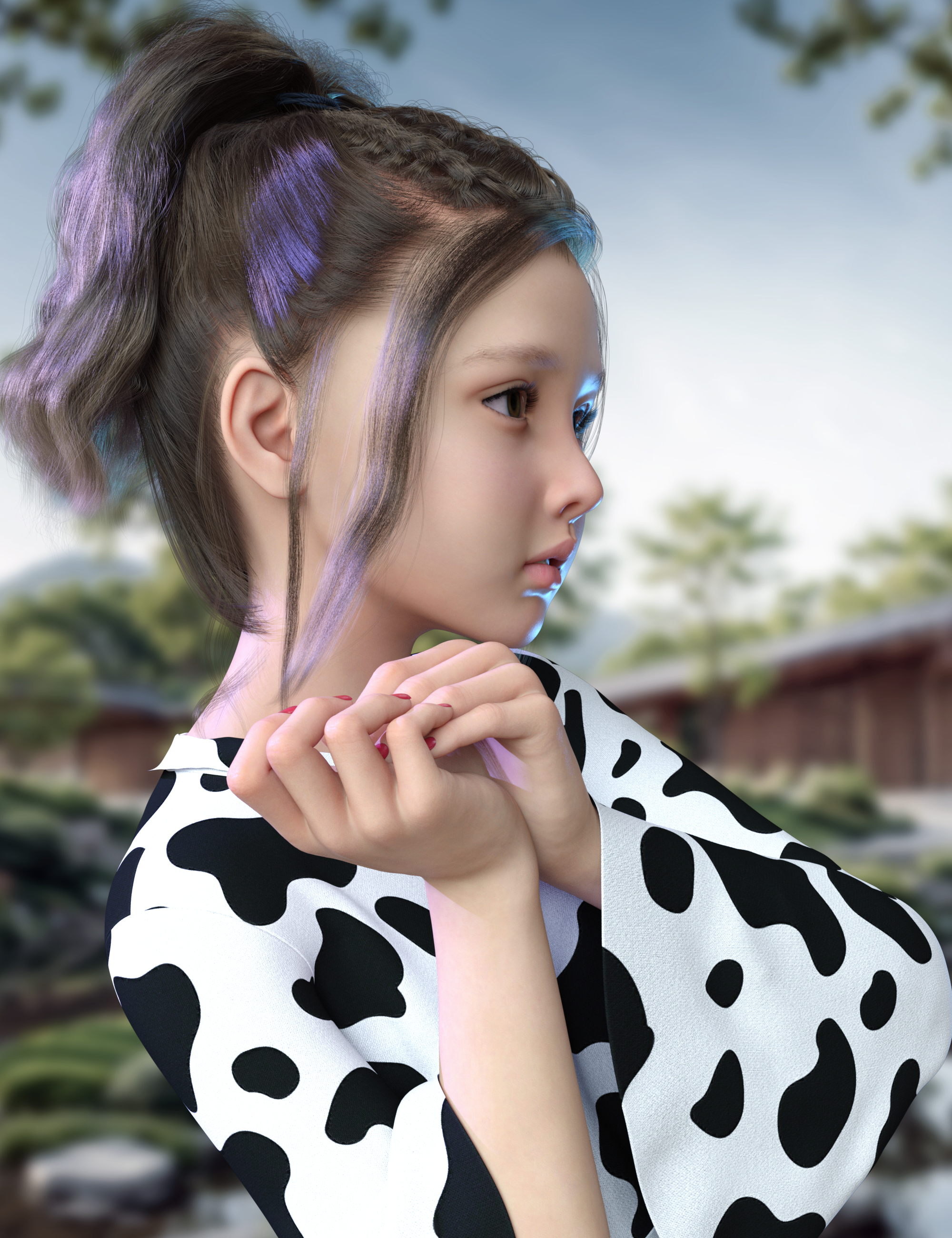 Vo Nanaya Character and Clothes for Genesis 9 Bundle | Daz 3D