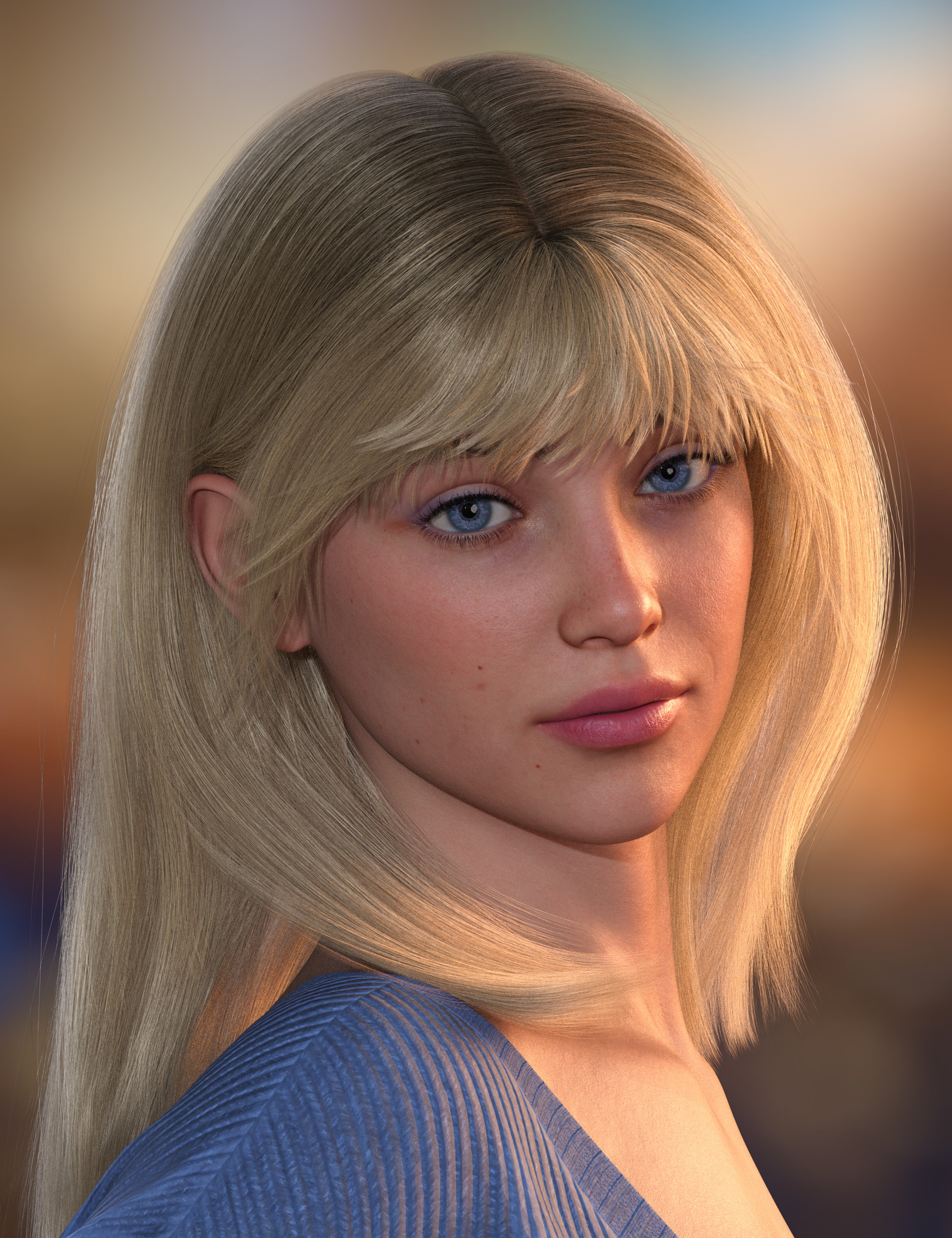 ALO Lyra Hair for Genesis 9, 8 and 8.1 Female | Daz 3D