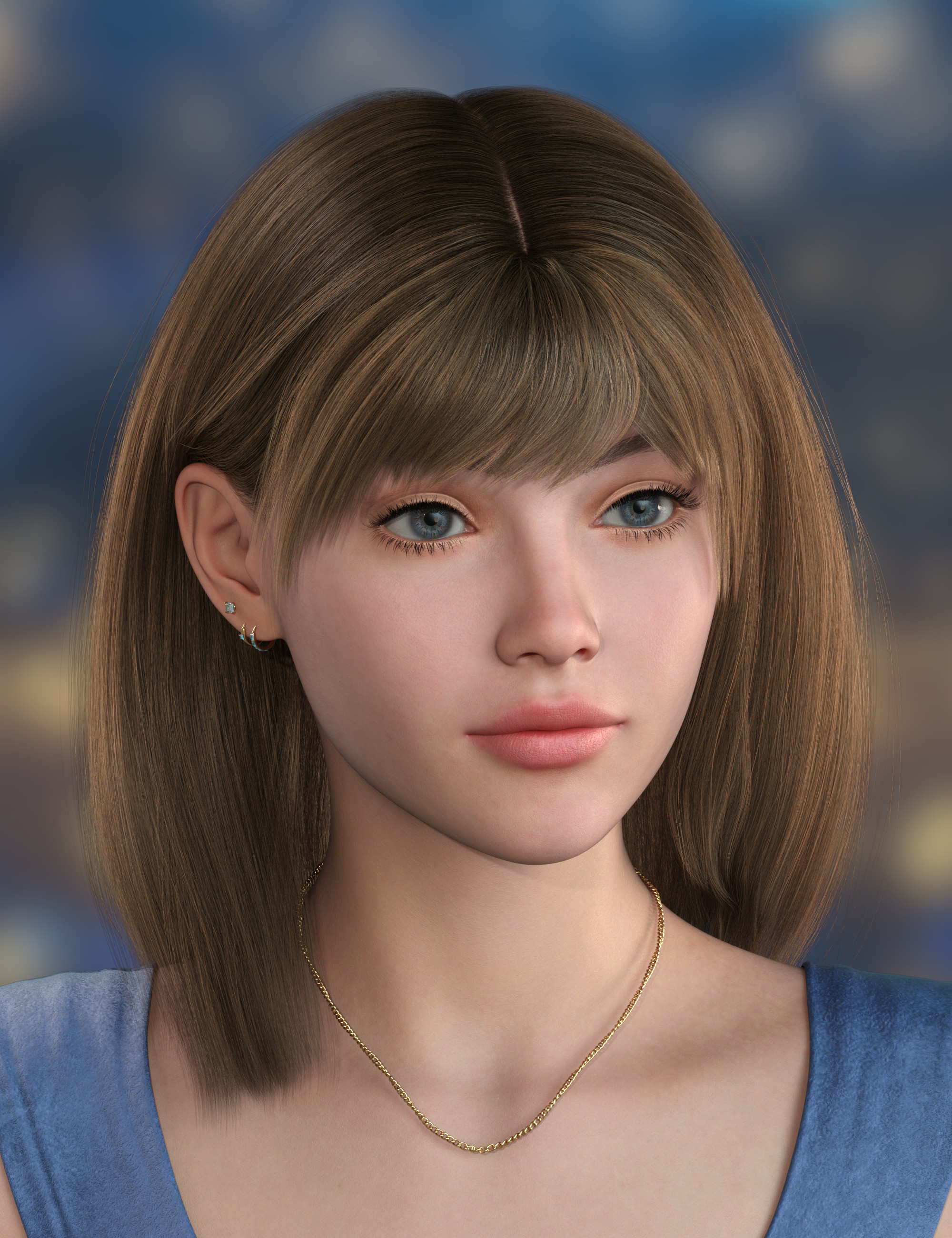 ALO Lyra Hair for Genesis 9, 8 and 8.1 Female | Daz 3D