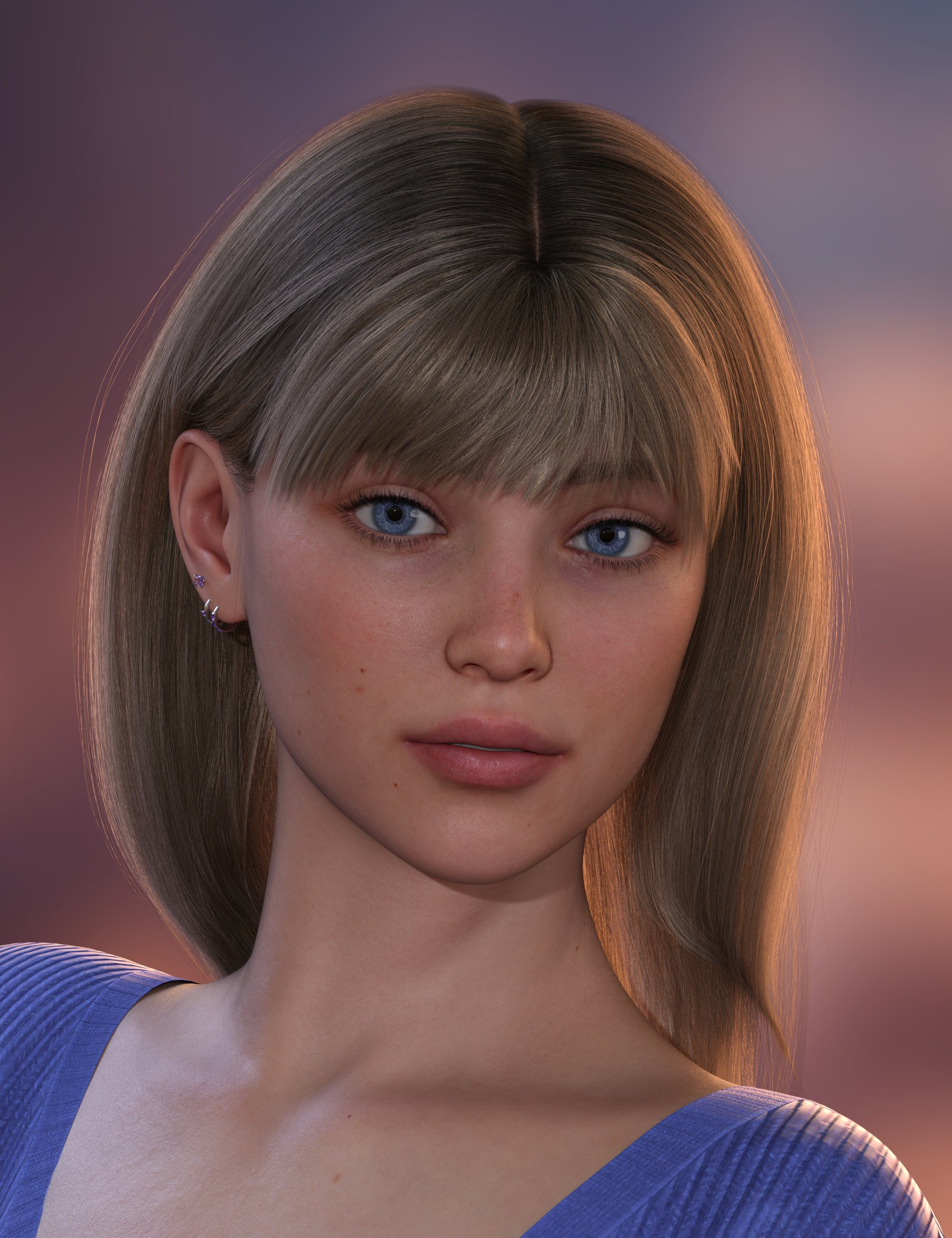 ALO Lyra Hair for Genesis 9, 8 and 8.1 Female | Daz 3D