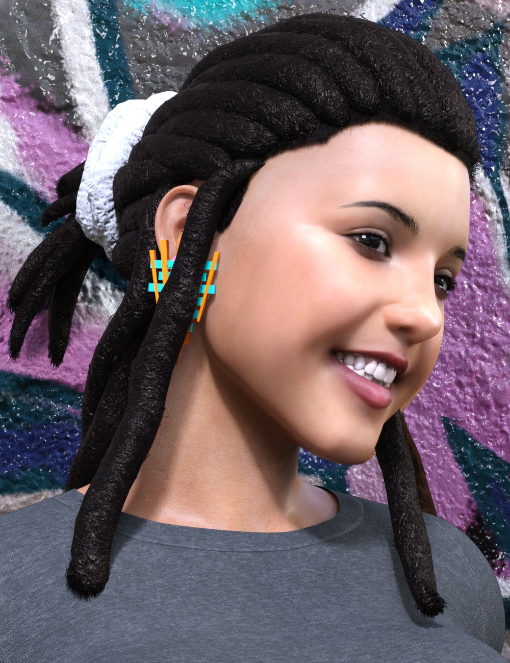 Masamune Dreadlocks for Genesis 8 Female | Daz 3D