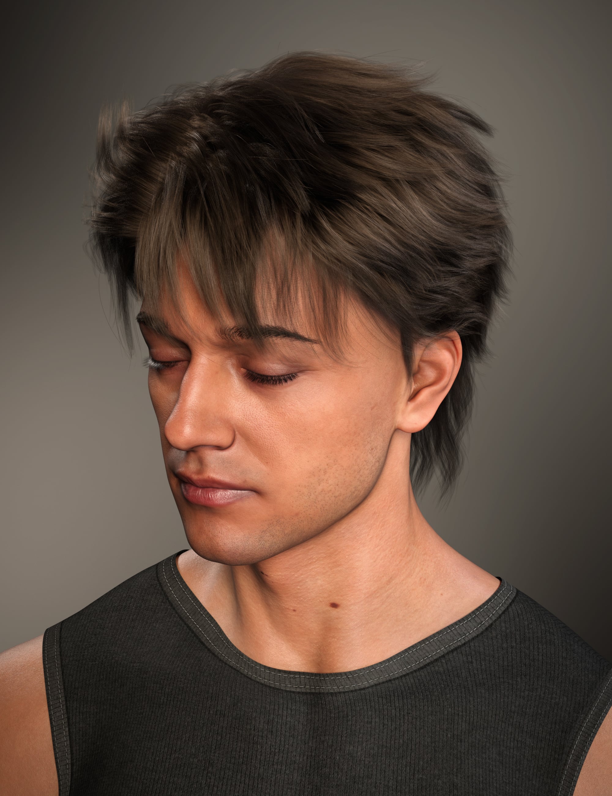 FE Vibrant Layered Short Hair for Genesis 9 | Daz 3D
