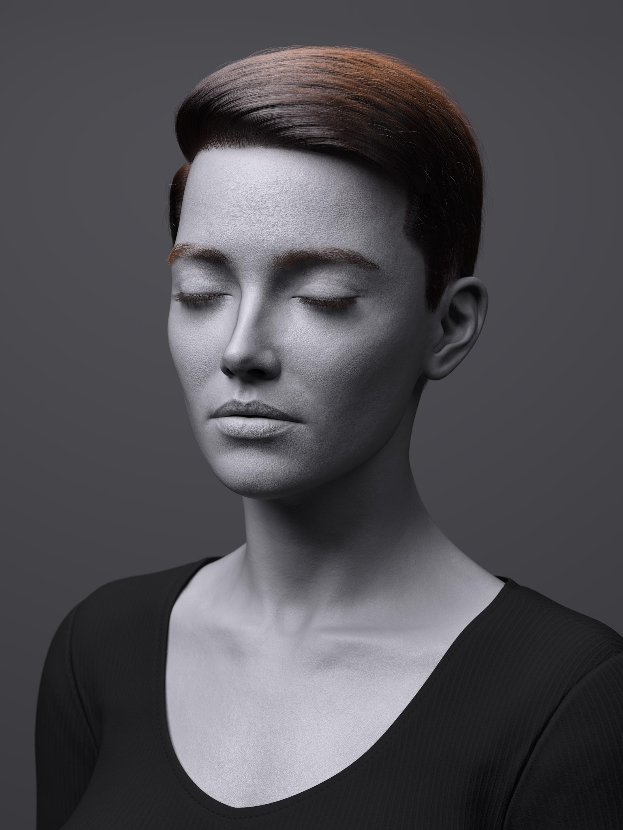 dForce FV Side Part Hair for Genesis 9 | Daz 3D