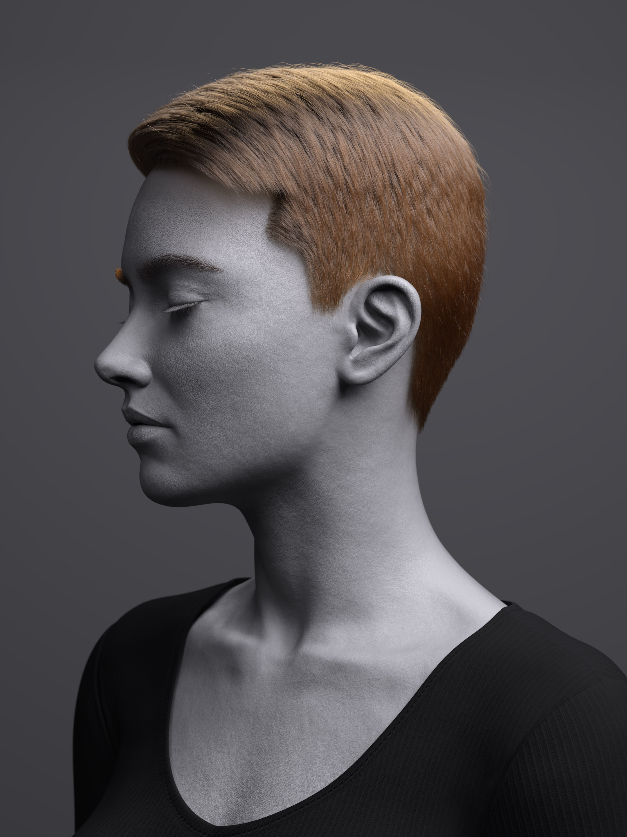 dForce FV Side Part Hair for Genesis 9 | Daz 3D