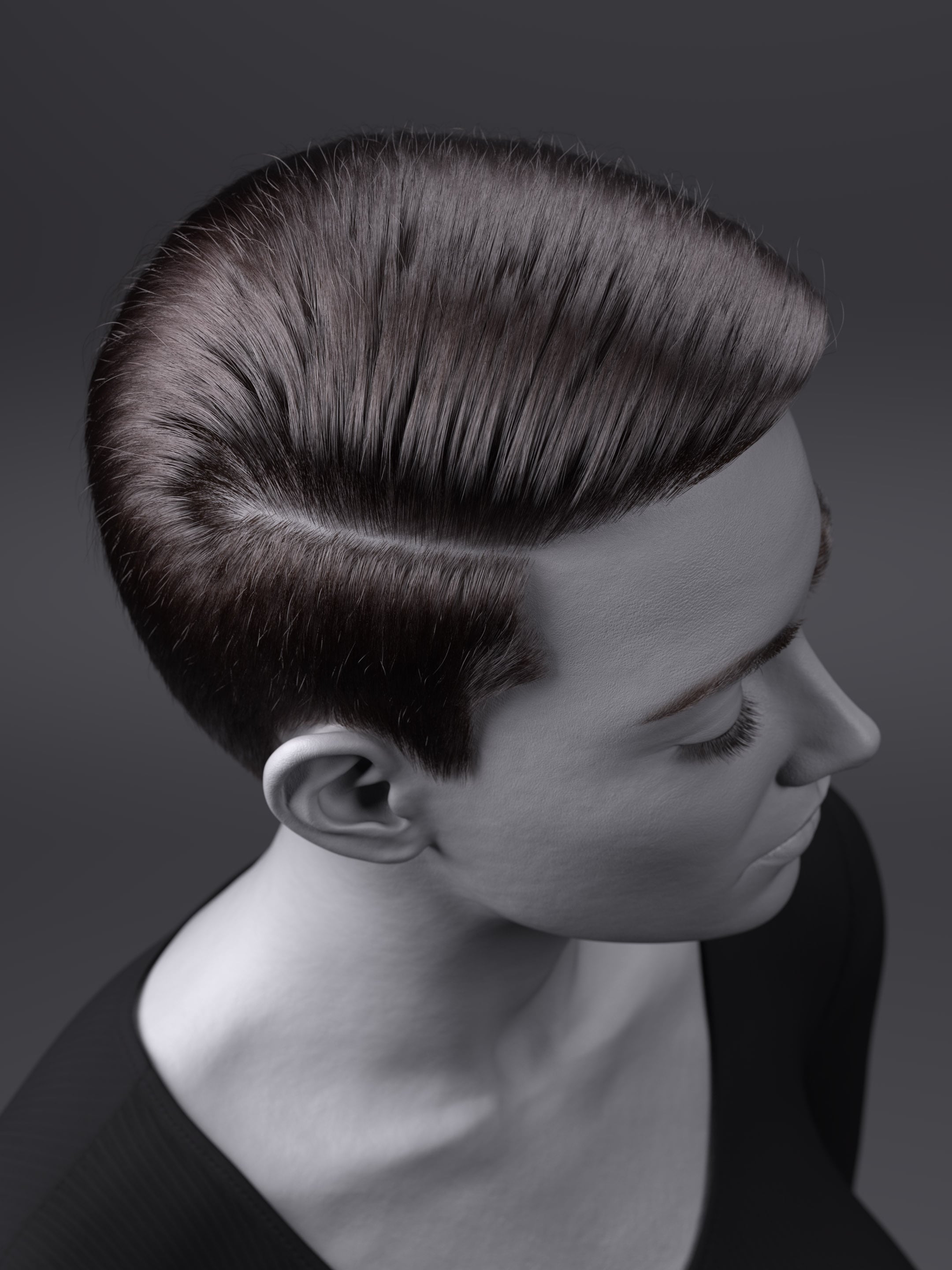 dForce FV Side Part Hair for Genesis 9 | Daz 3D