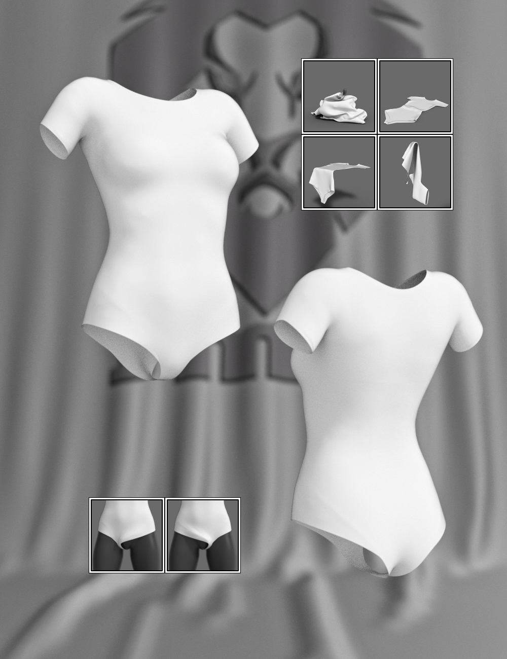 JMR dForce Nicole Bodysuit for Genesis 8 Female | Daz 3D
