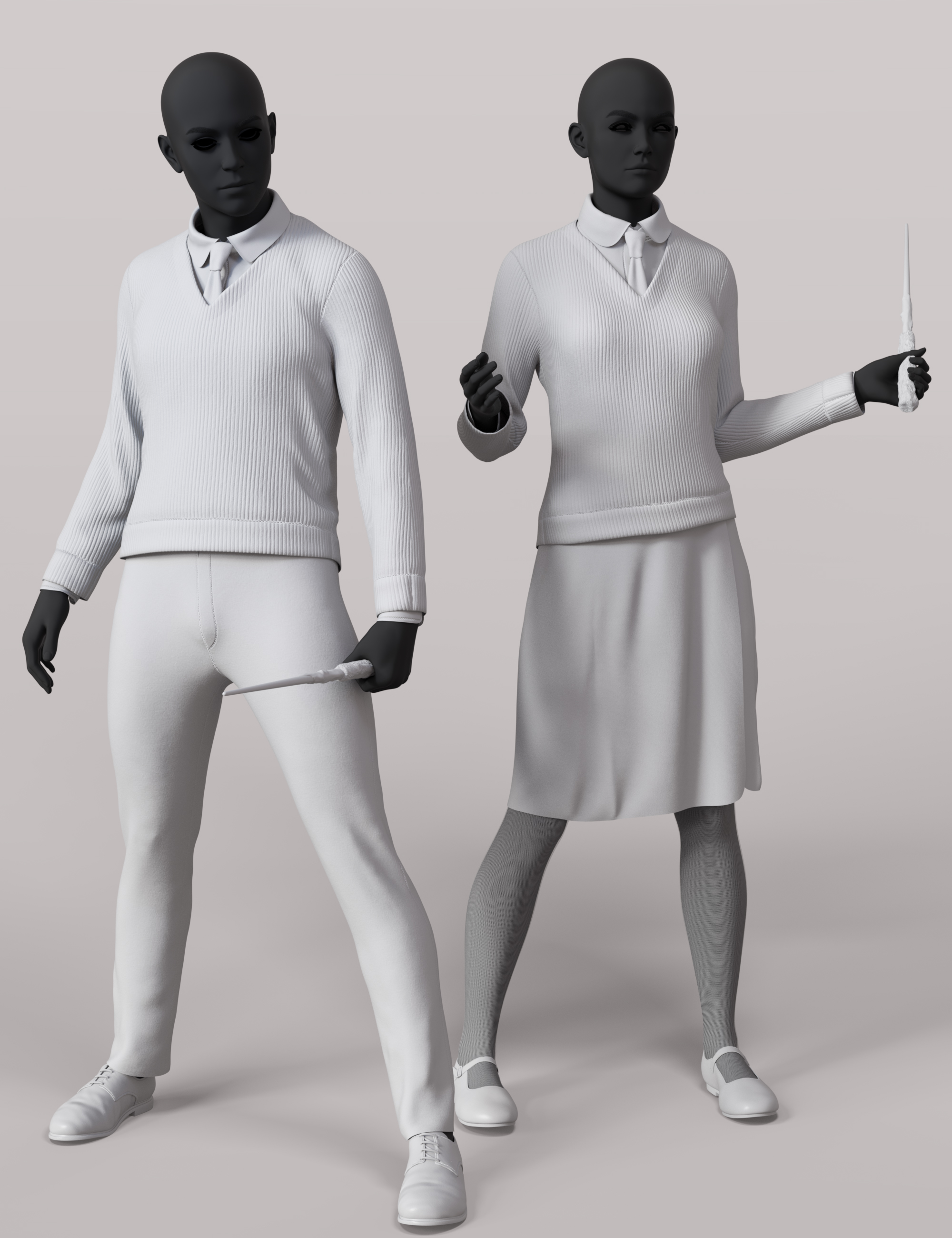 AH dForce Magical Wizard Outfit For Genesis 9 | Daz 3D