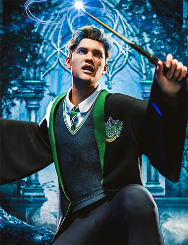 AH dForce Magical Wizard Outfit Texture Add-on | Daz 3D