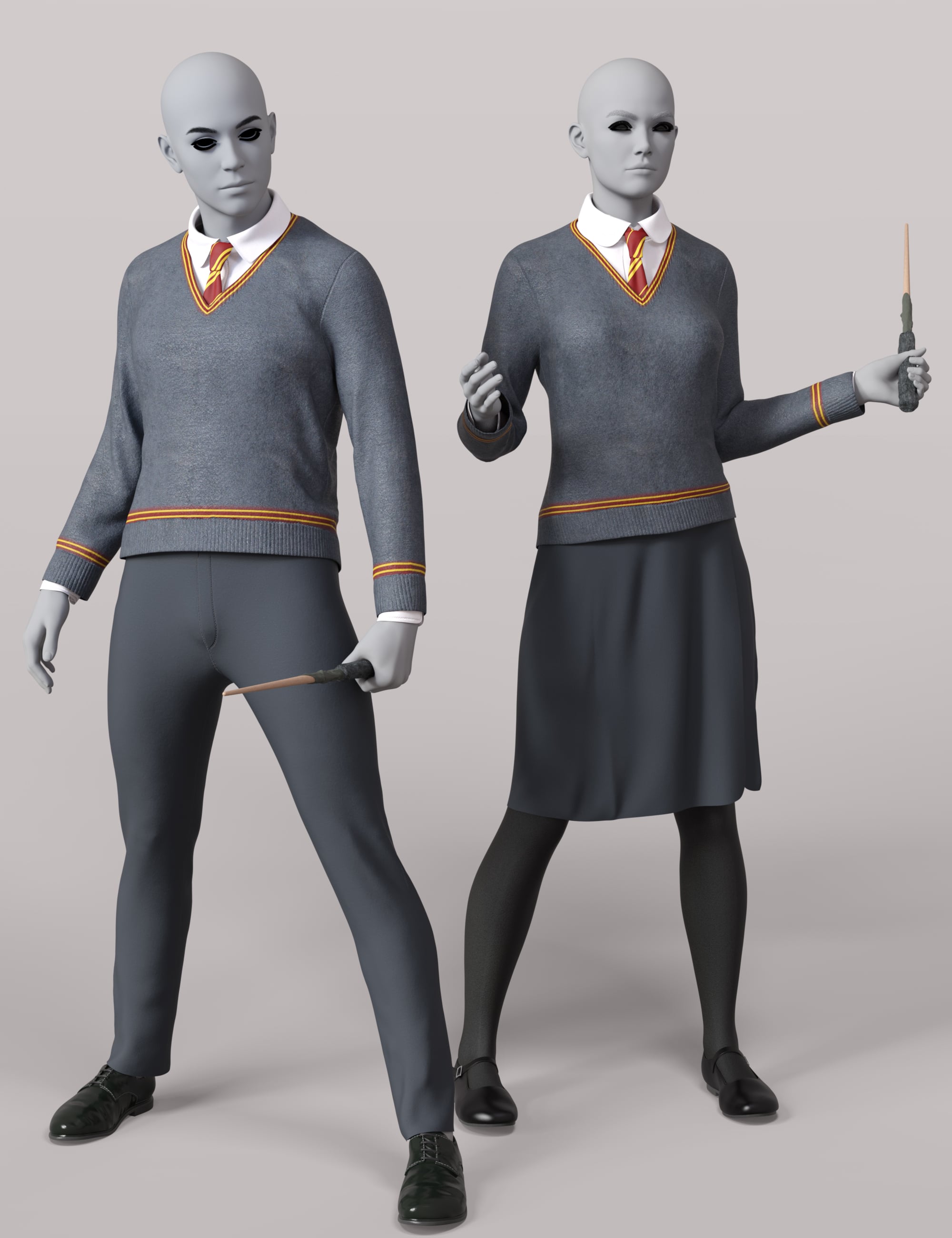 AH dForce Magical Wizard Outfit Texture Add-on | Daz 3D