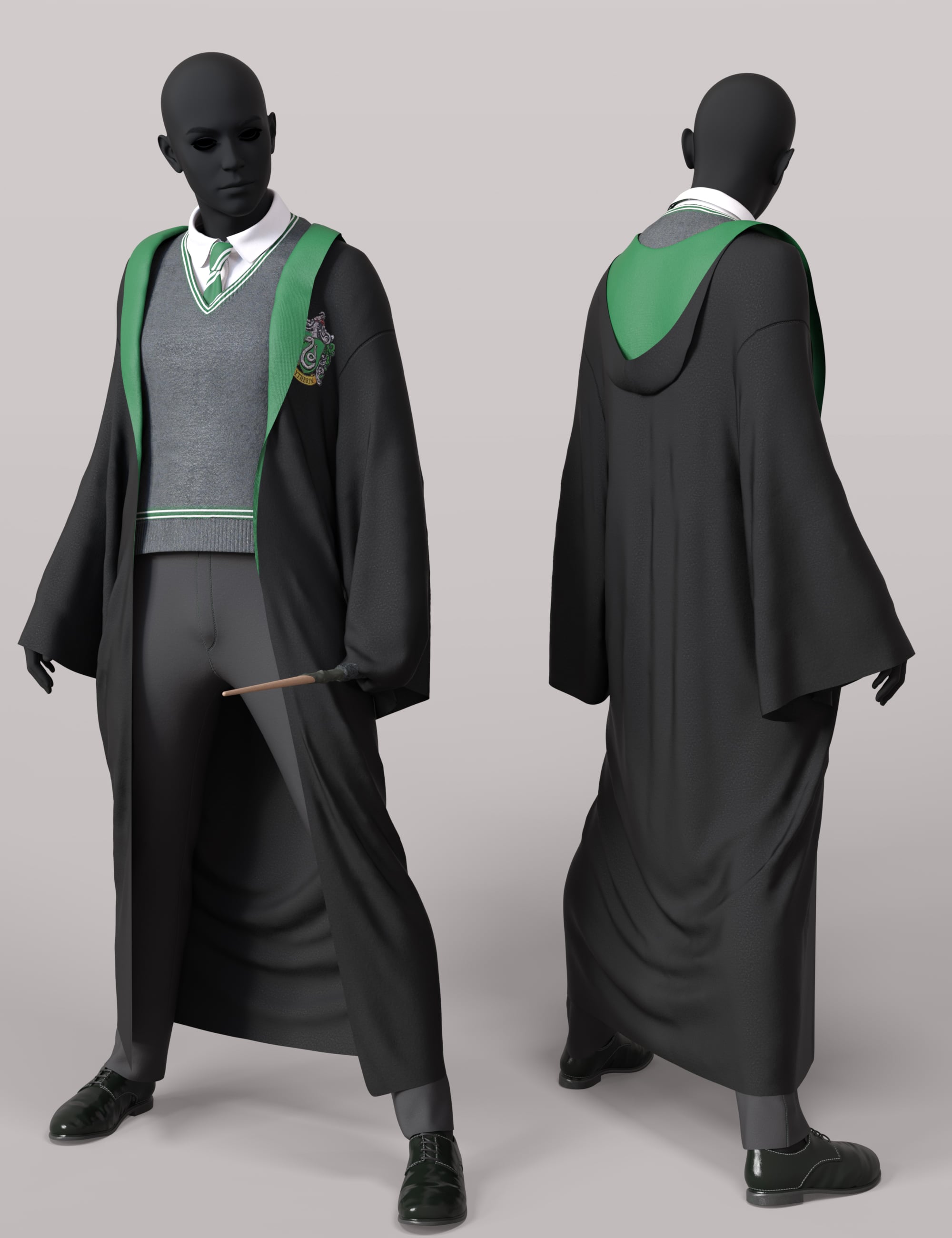 AH dForce Magical Wizard Outfit Texture Add-on | Daz 3D